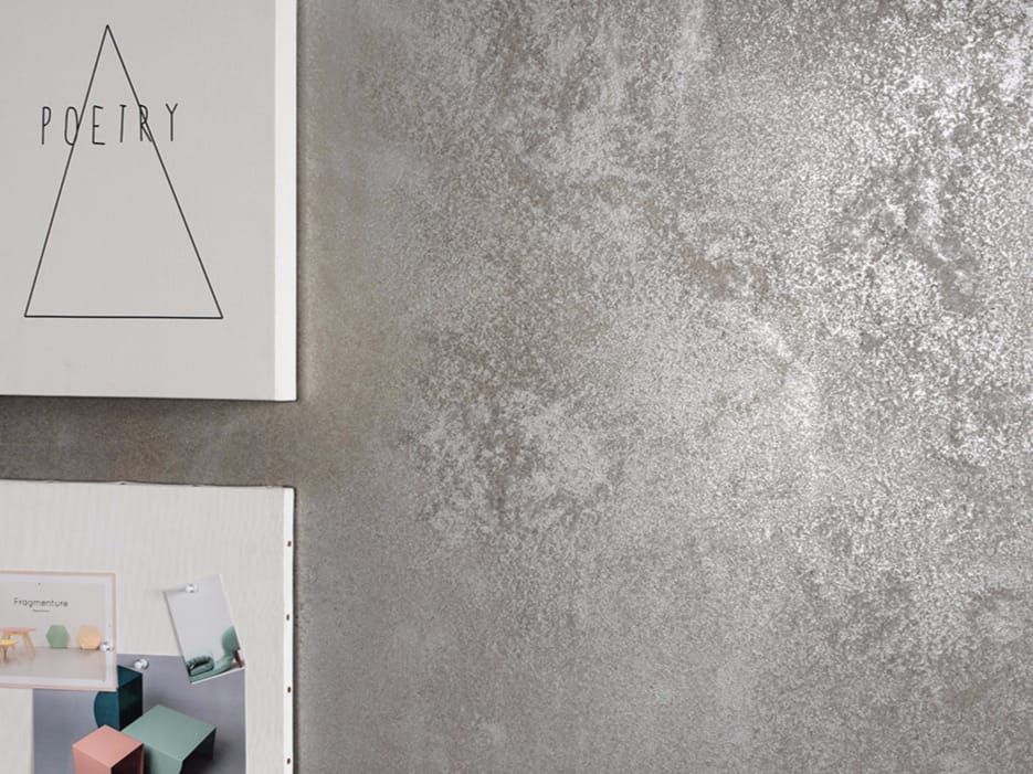 ULTRA METAL - GREY ZINC Porcelain stoneware wall/floor tiles with metal ...