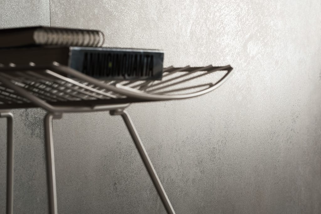 ULTRA METAL - GREY ZINC Porcelain stoneware wall/floor tiles with metal ...