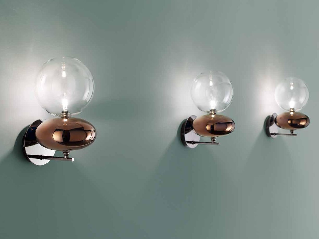 UNICA | Borosilicate glass wall lamp By Fisionarte