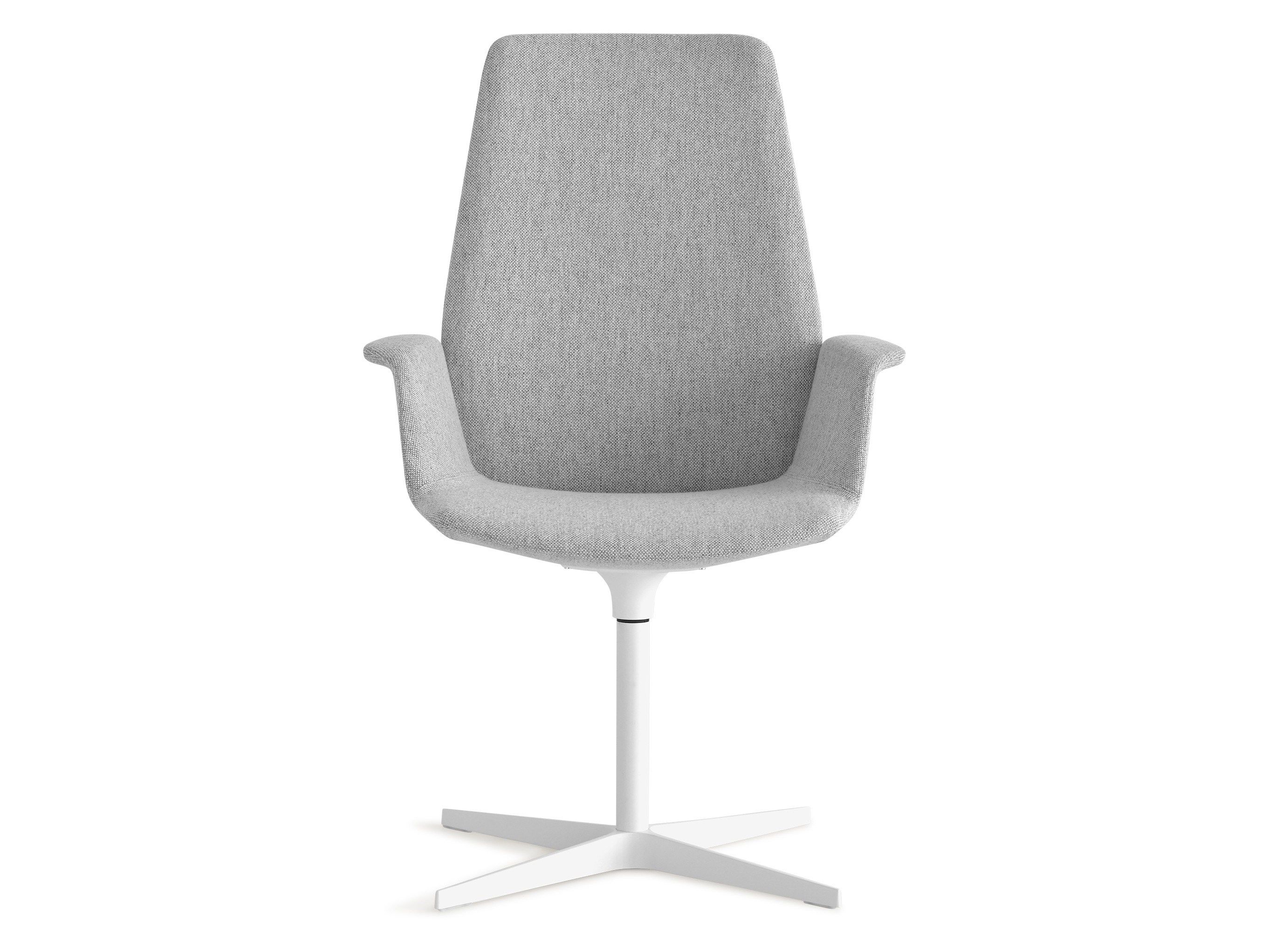 UNO Fabric office chair with armrests with 4-Spoke base By Lapalma ...