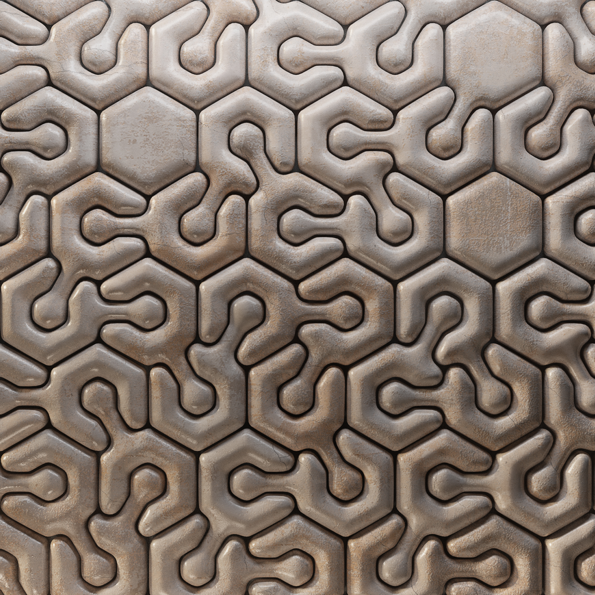 3D TILES Azulejo tridimensional modular de cerámica By Makhno Product ...
