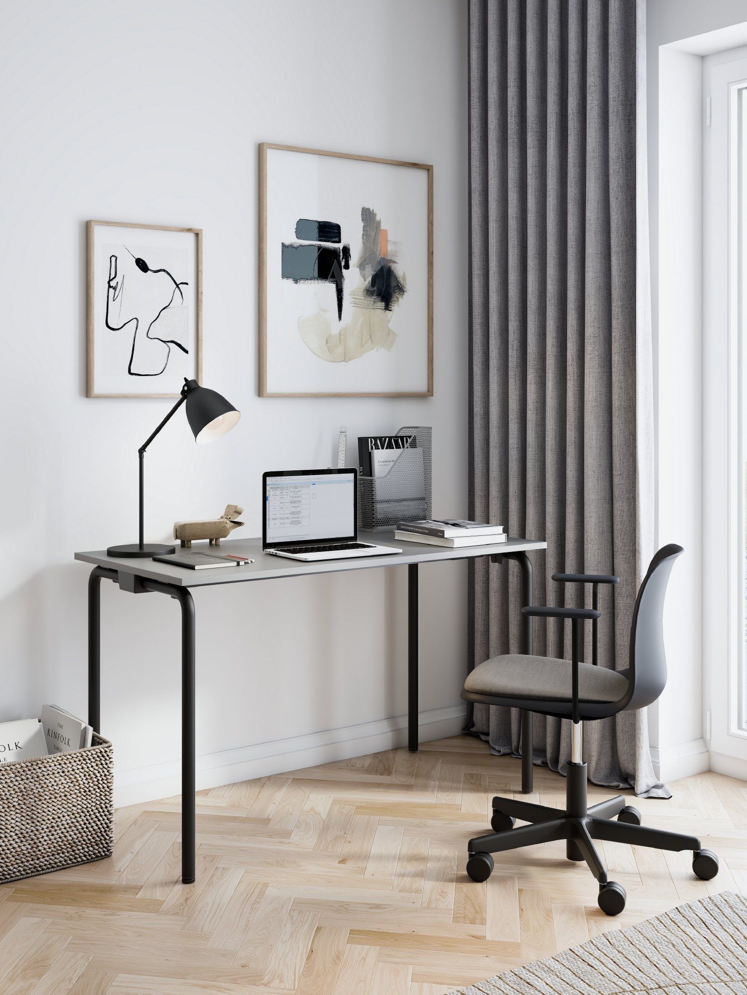 USU Folding rectangular table By Howe