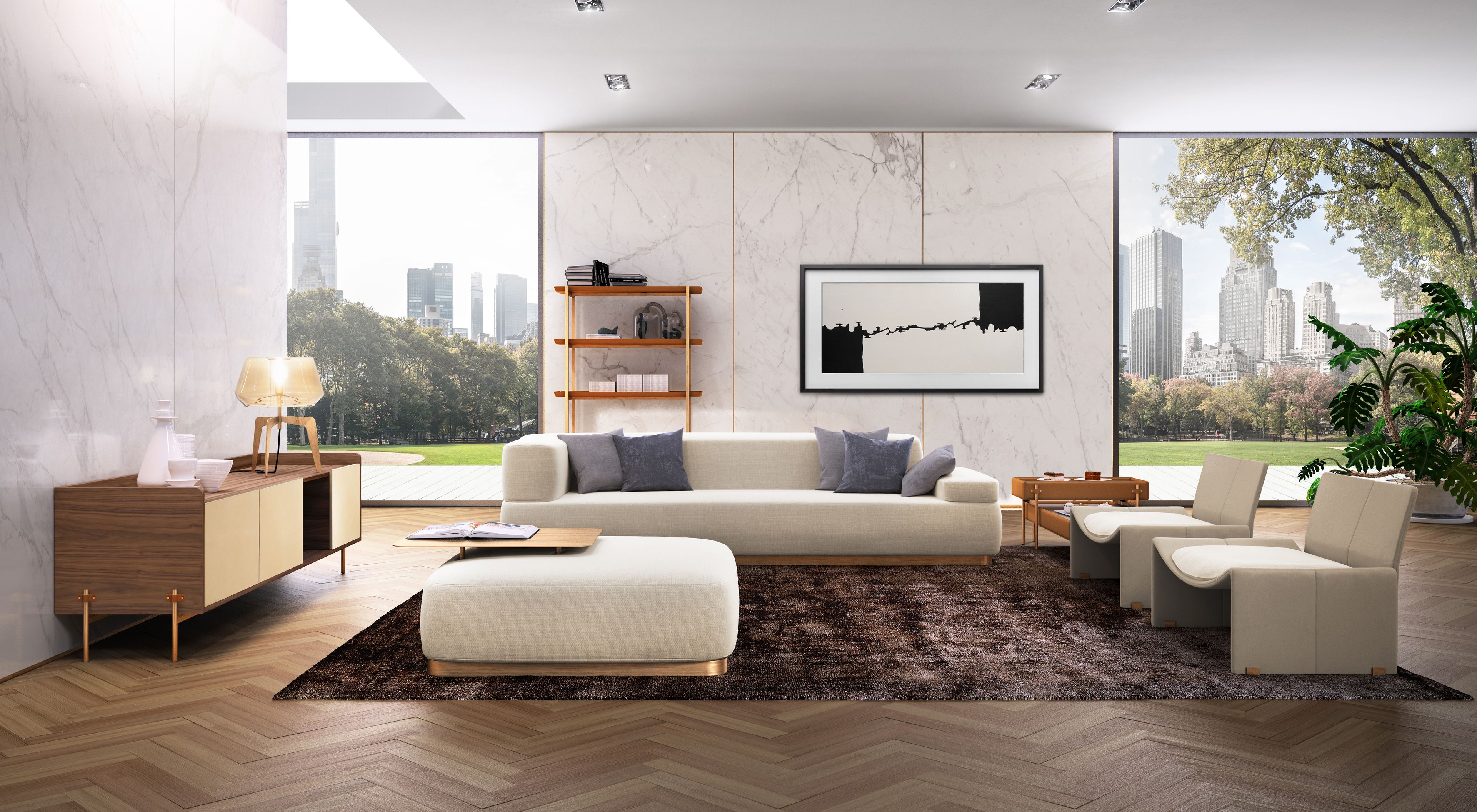 Rectangular coffee table V216 By Aston Martin