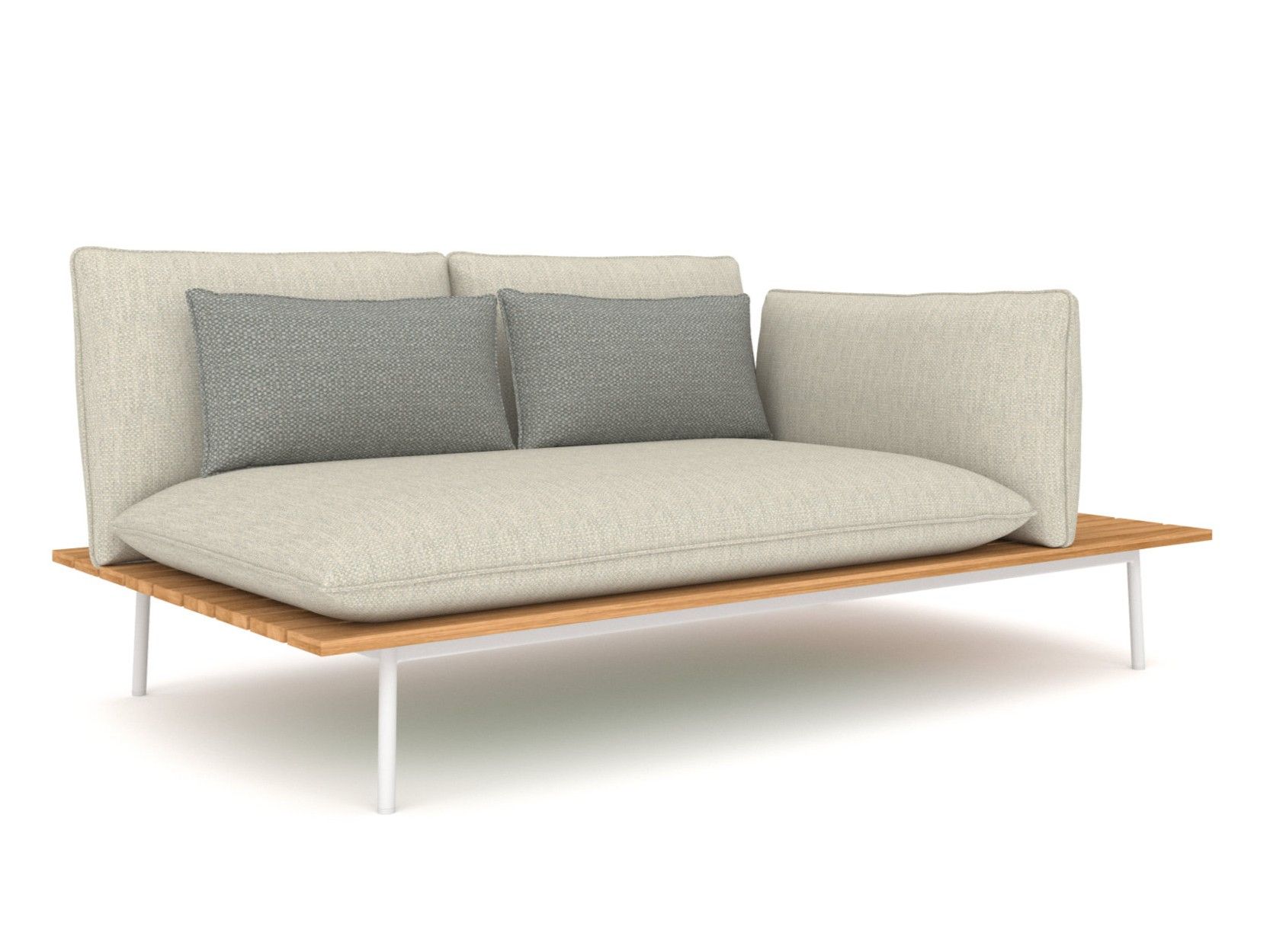 VAIL 91296L-L 2 seater Sunbrella® fabric garden sofa By IVINI