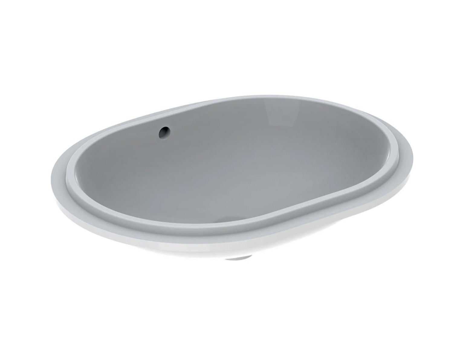 VARIFORM Undermount oval Vitreous China washbasin By Geberit