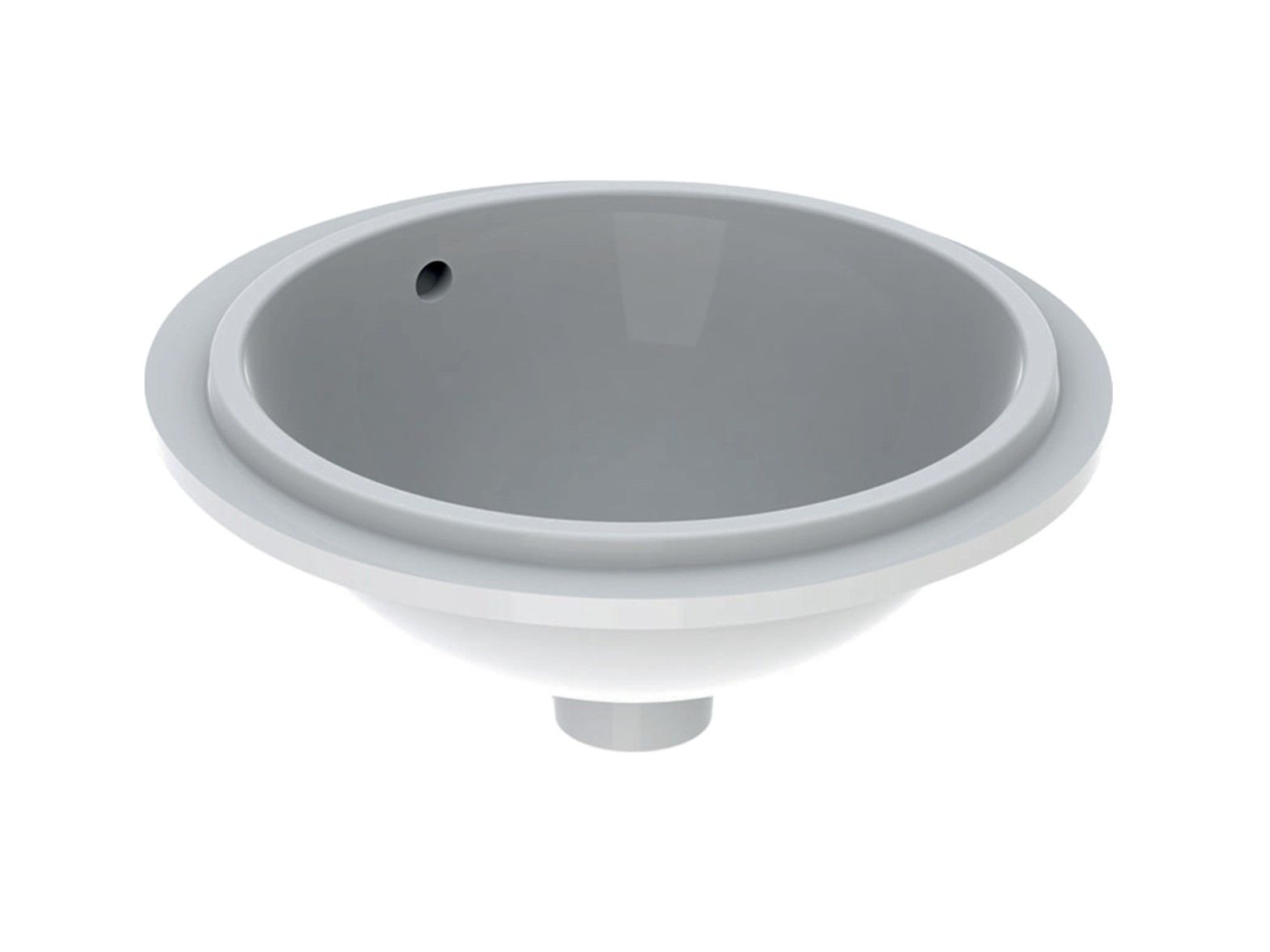 VARIFORM Undermount round Vitreous China washbasin By Geberit