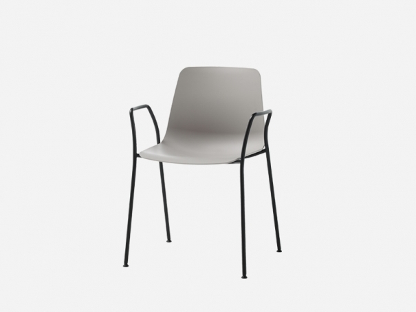 VARYA Stackable polypropylene chair with armrests By INCLASS | design ...