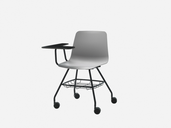 VARYA | Training chair with writing tablet By INCLASS design Simon Pengelly