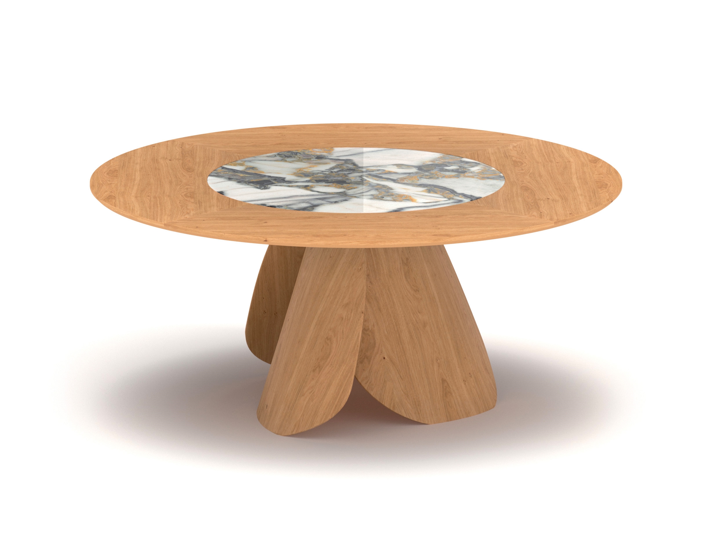 VELIERO Round table with Lazy Susan By Ozzio Italia | design Davide ...