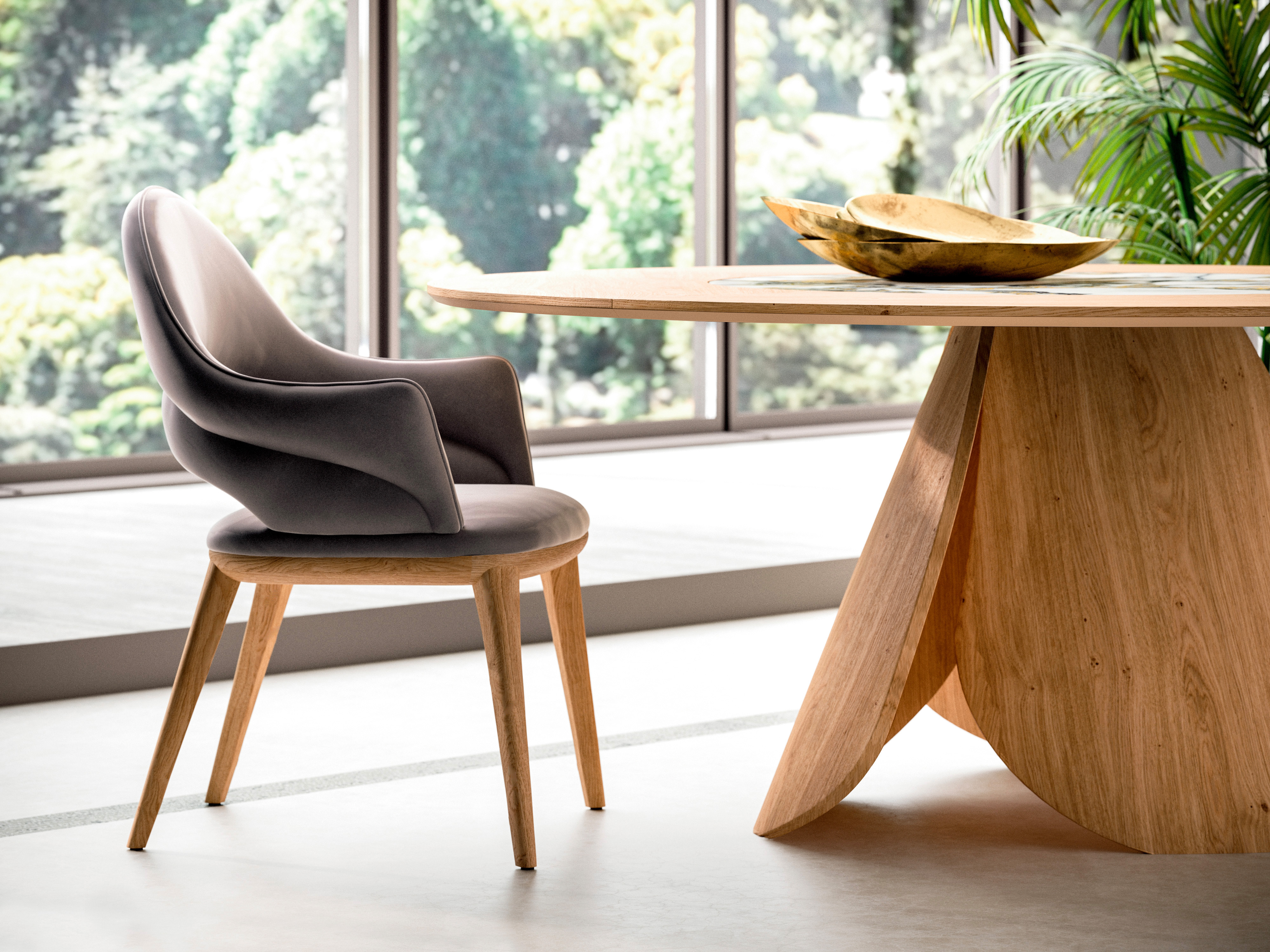 VELIERO Tavolo rotondo con Lazy Susan By Ozzio Italia | design Davide ...
