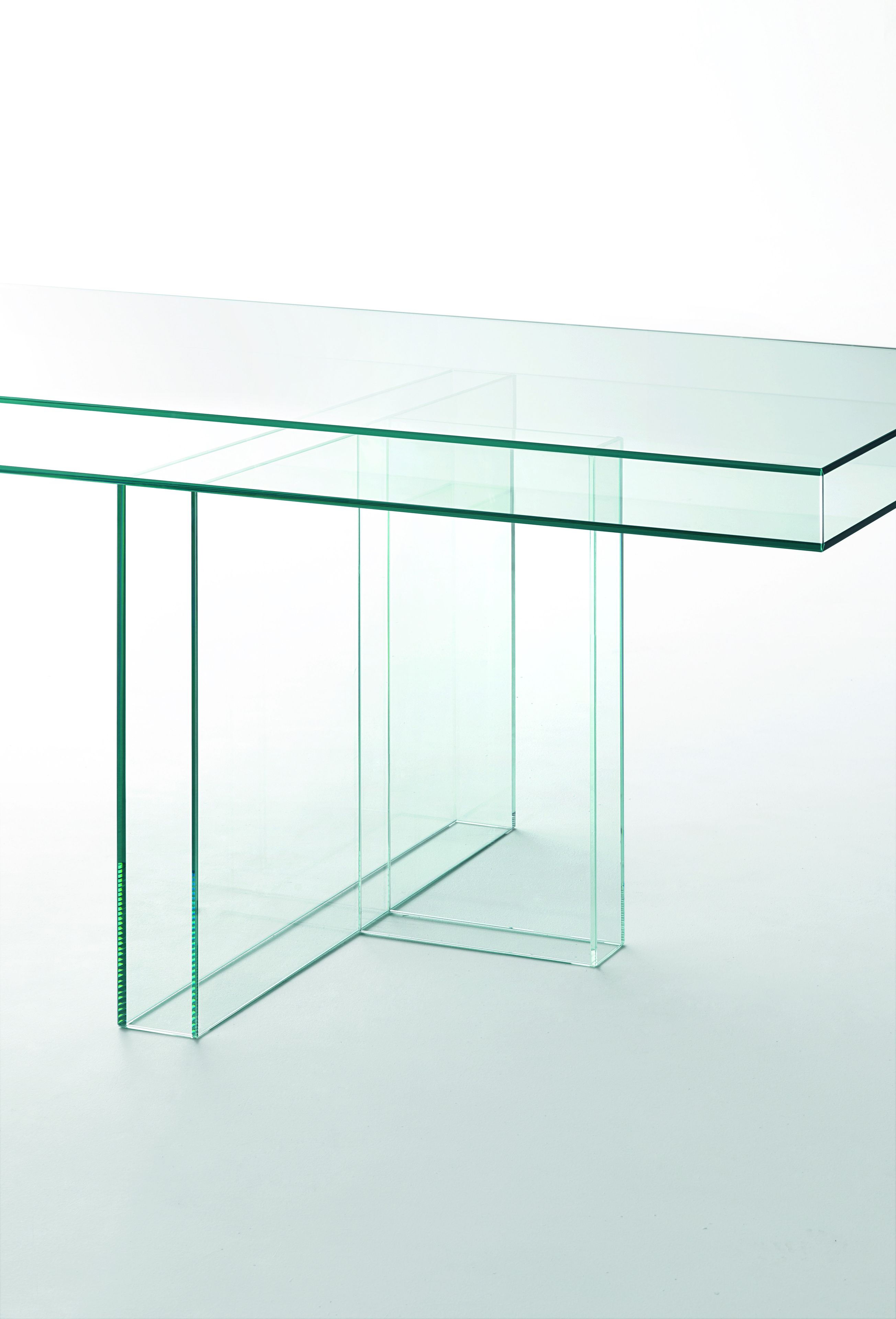 VERGLAS Table By Glas Italia | design Piero Lissoni