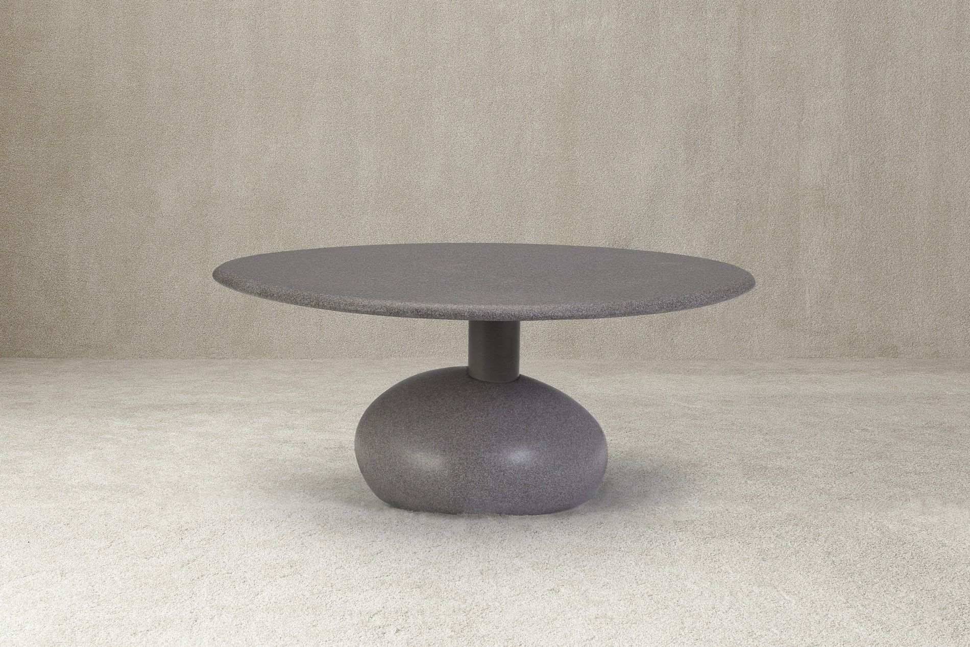 VESPER Round composite material coffee table By Sancal | design ...