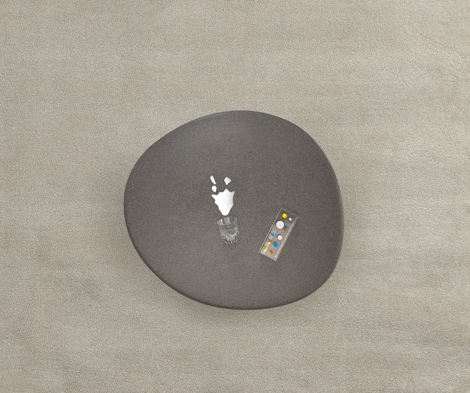 VESPER Round composite material coffee table By Sancal | design ...