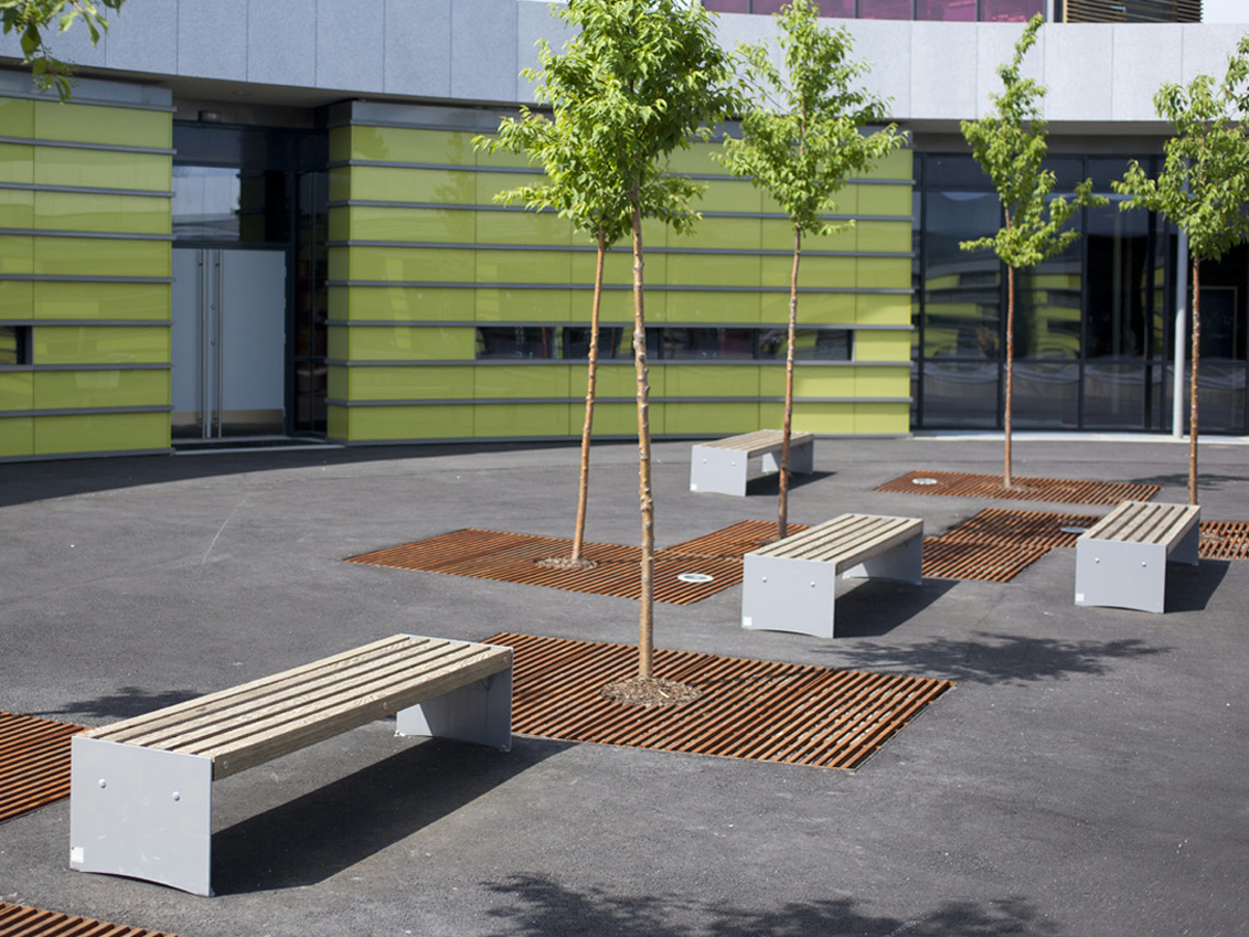 VIA | Steel and wood Bench Via Collection By VESTRE design Artur ...