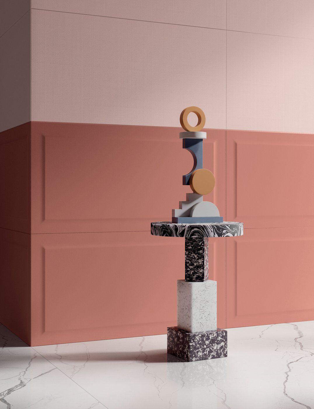 White-paste 3D Wall Cladding VICTORIA CARNELIAN Victoria Collection By ...