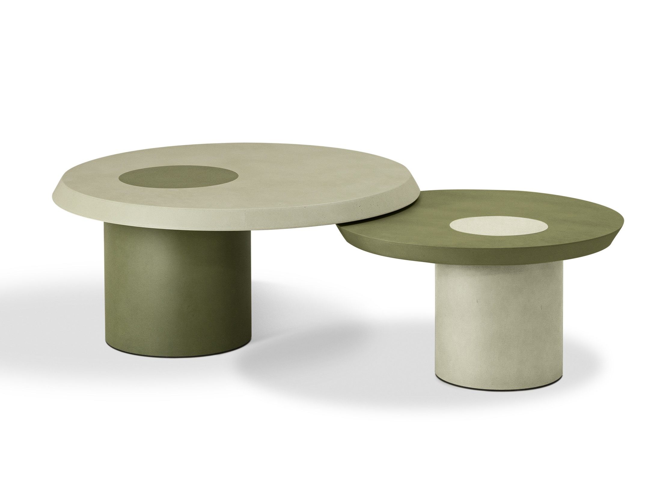 VIGNOLE Round Cimento® coffee table By Cimento | design Parisotto+Formenton Architetti