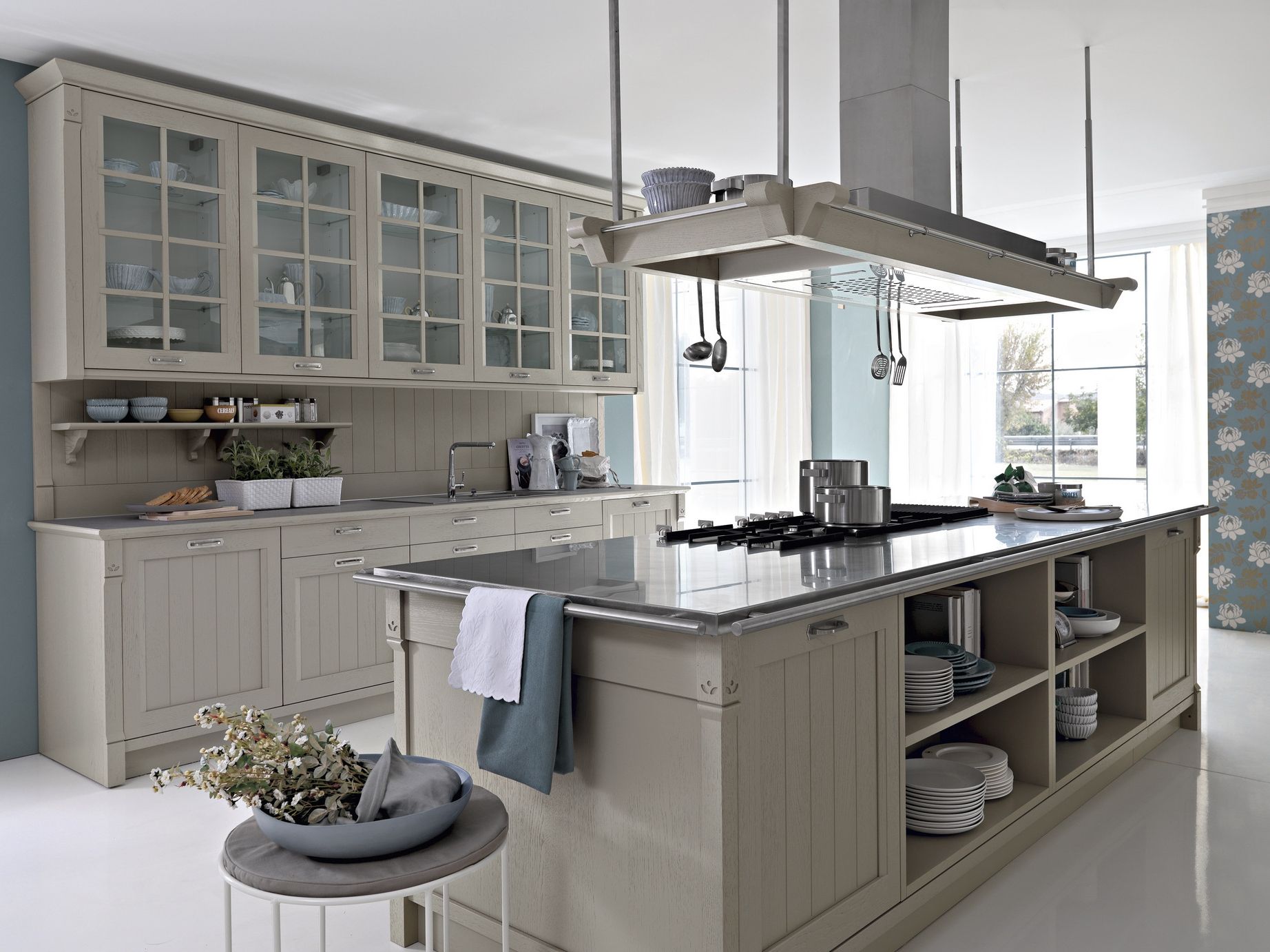 VINTAGE | Kitchen with island Vintage Collection By Pedini