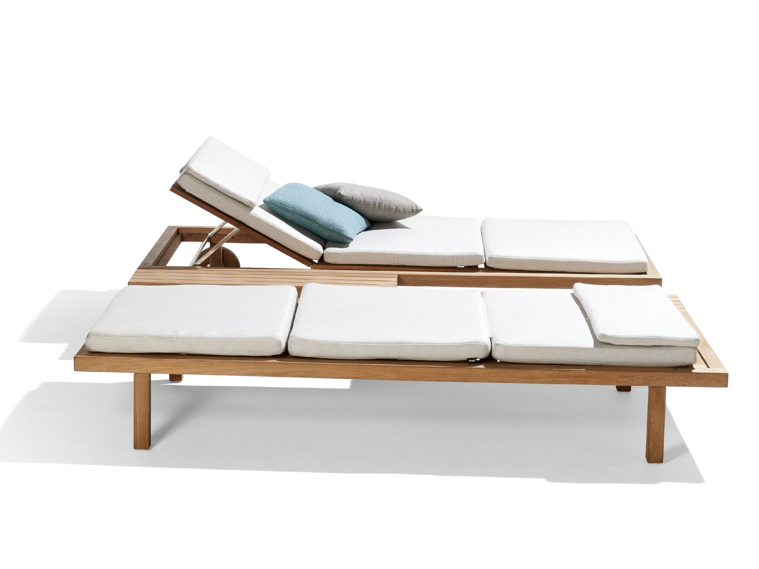 Vis À Vis Sun Lounger Vis à Vis Collection By TribÙ Design Piergiorgio Cazzaniga