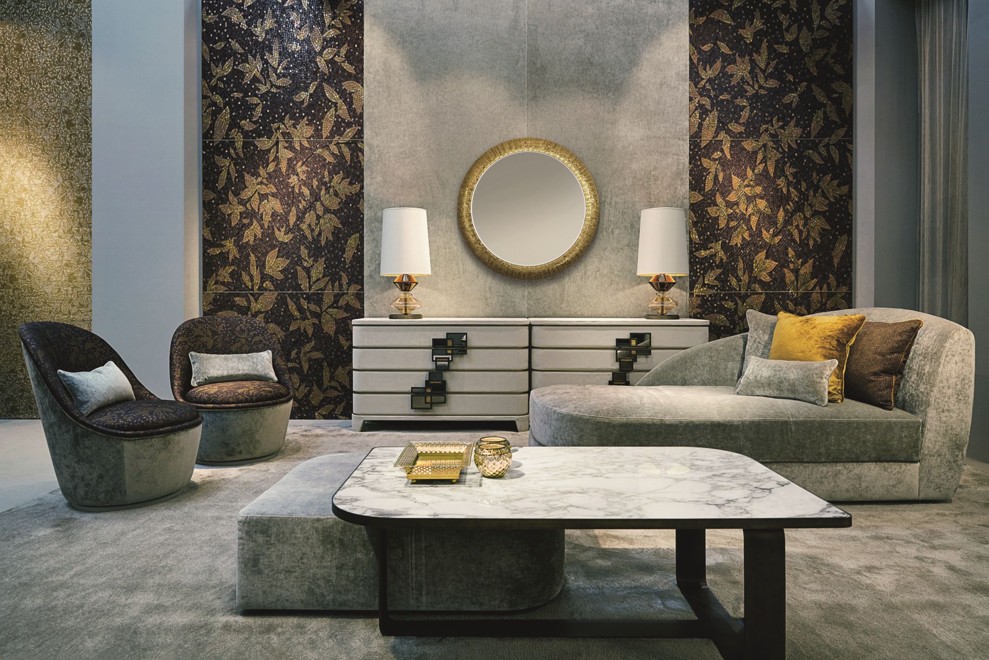 VISCONTI | Tavolino Collezione Visconti By Sicis design Massimiliano Raggi