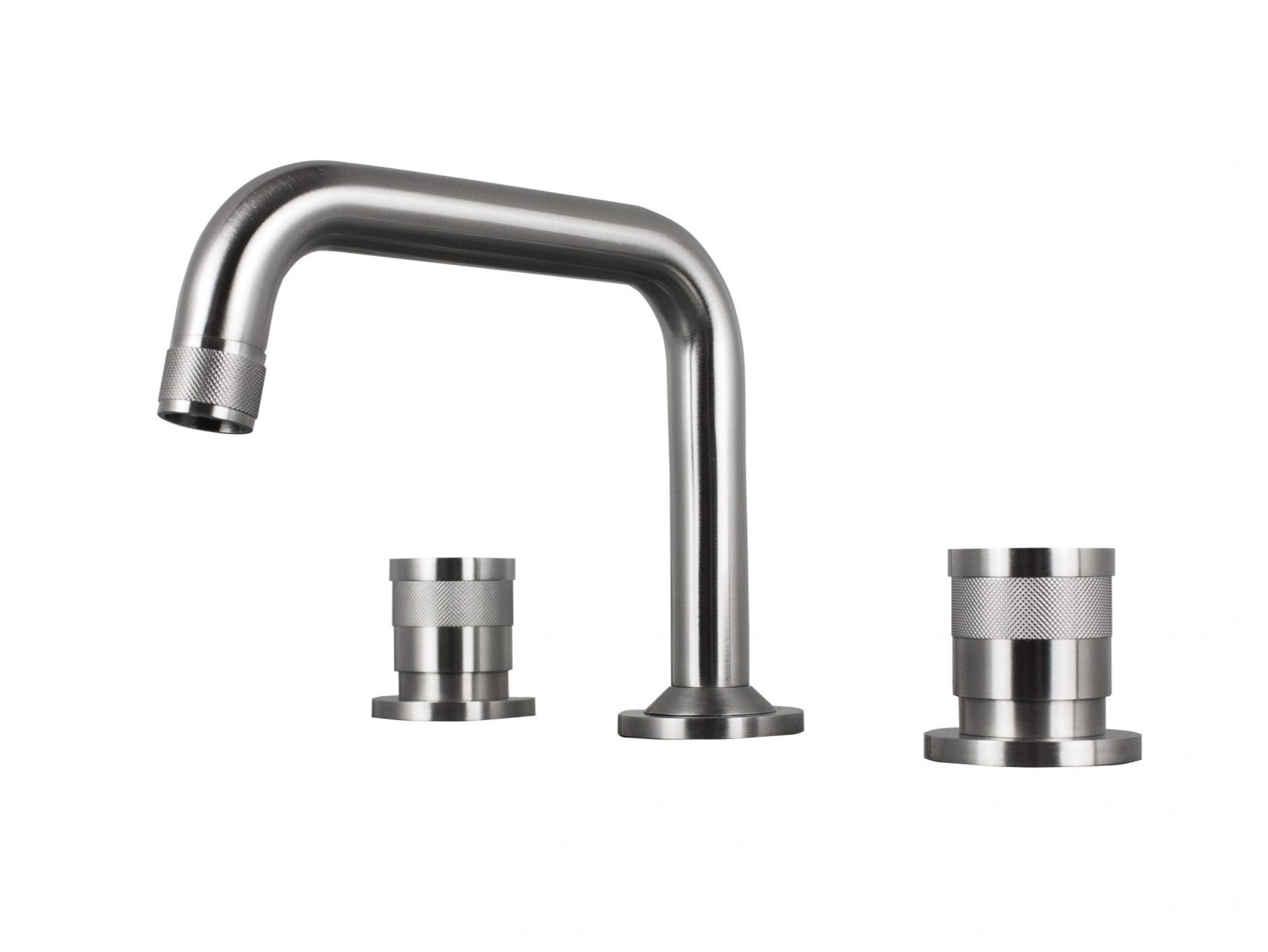 VOLGA Countertop stainless steel washbasin tap with aerator By Tubico