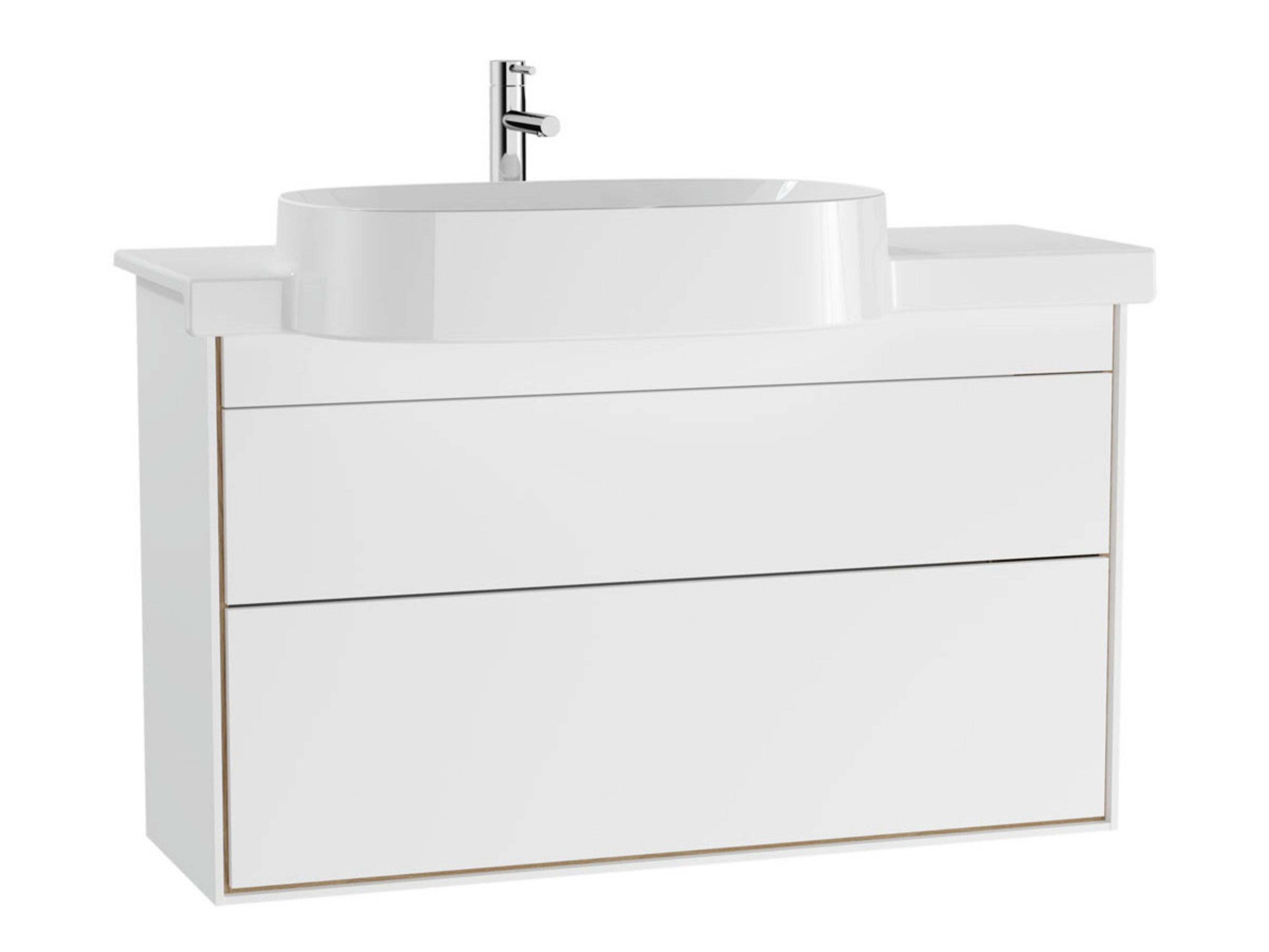 VOYAGE WITH CERAMIC VANITY | Vanity unit with drawers Voyage Collection ...