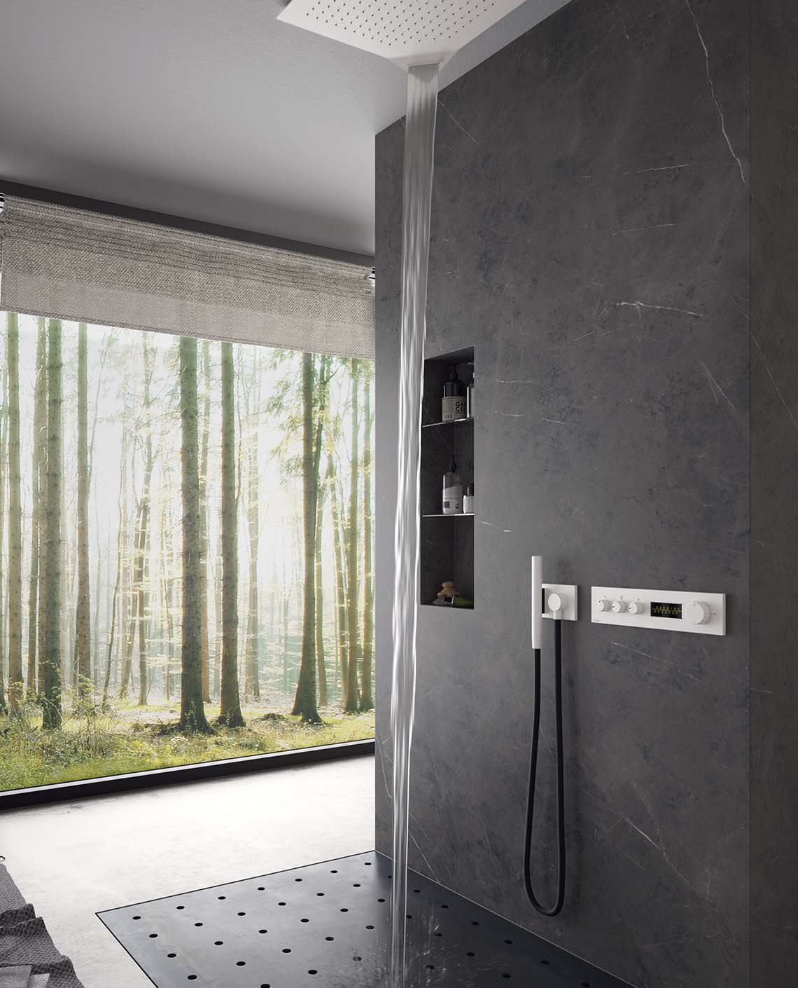 W-70S Shower tap By Rubinetterie Treemme