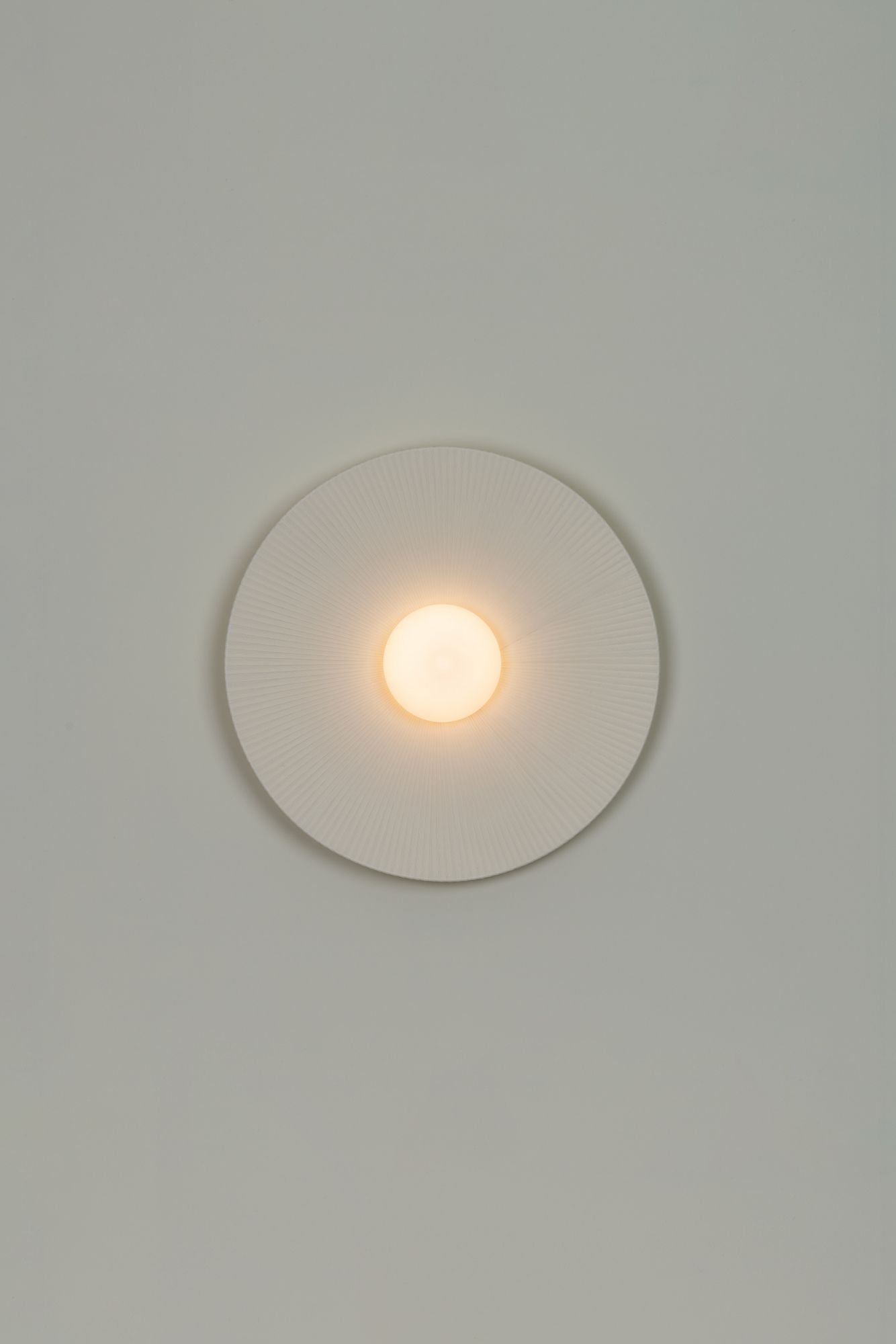 ARTIC CIRCLE LED fabric wall lamp By Milan Iluminación