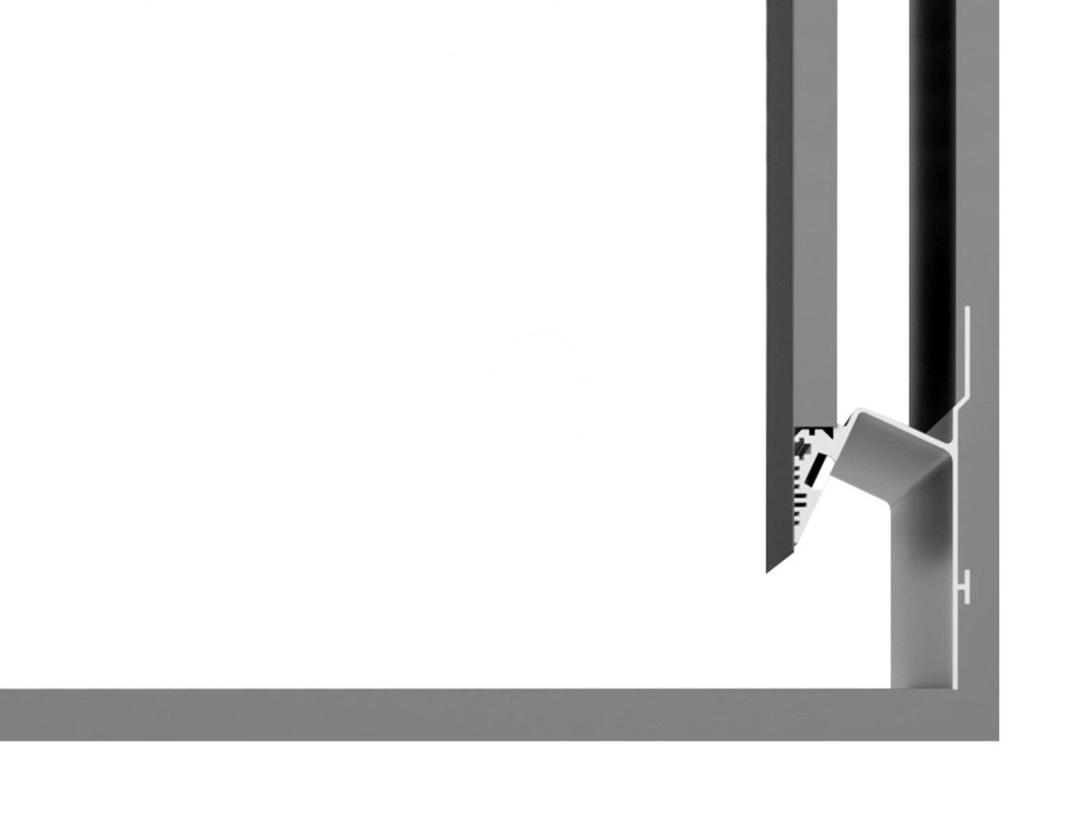 LINEAR | Wall-mounted linear lighting profile By Ghidini Lighting