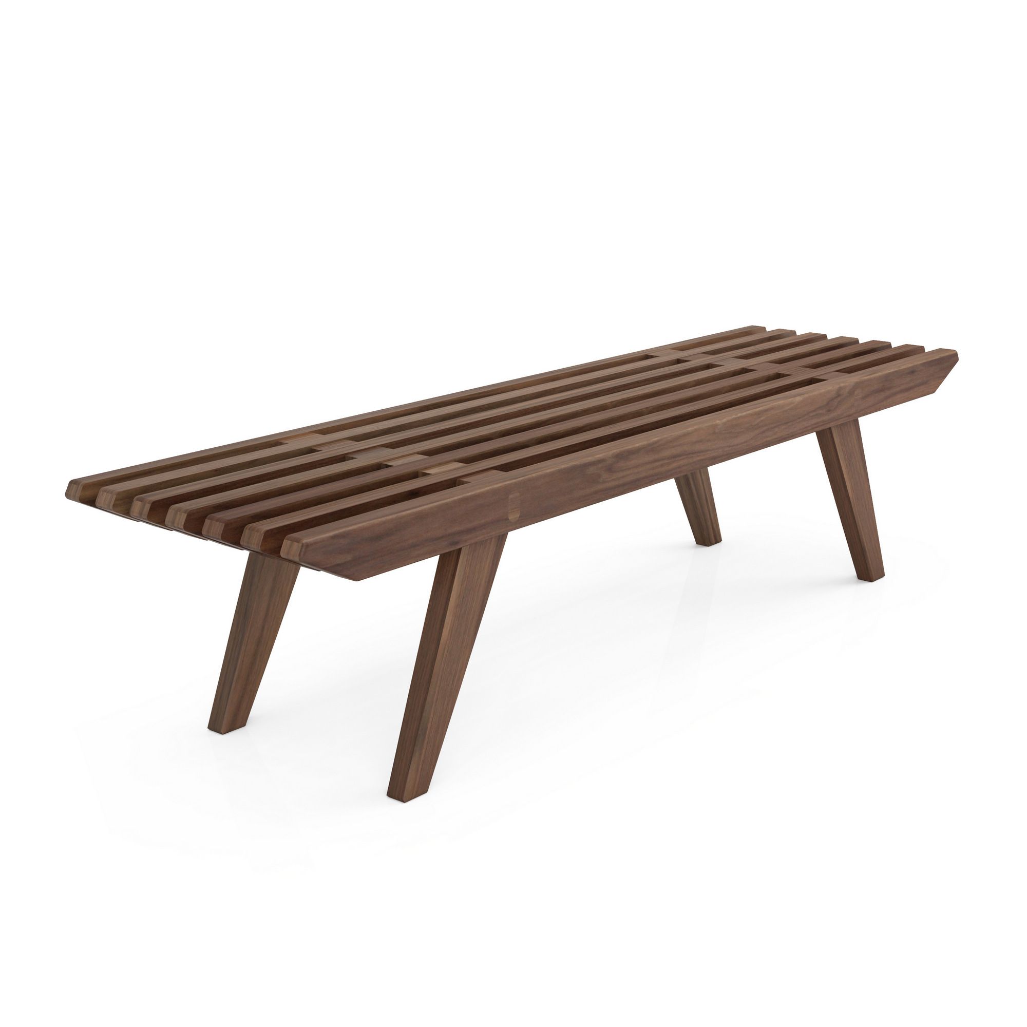 FRIDA | Walnut bench Frida Collection By Huppé design Joël Dupras