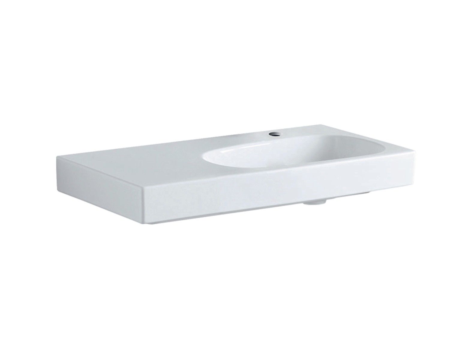 CITTERIO Porcelain stoneware washbasin with integrated countertop By ...