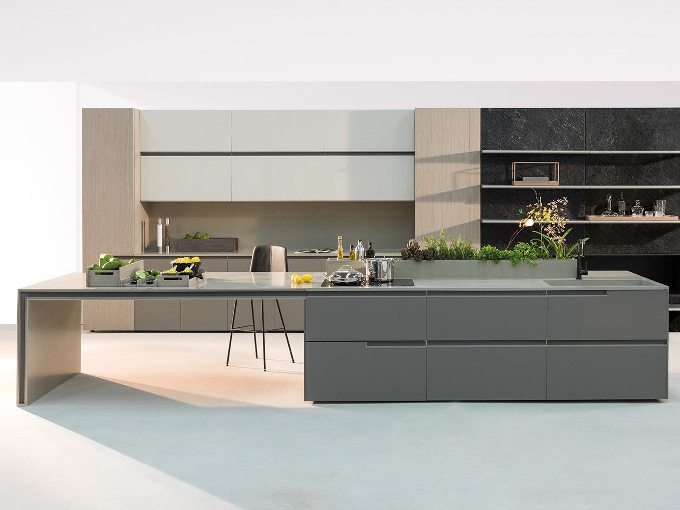 WAVE | Kitchen Wide Line Collection By Ornare design Ricardo Bello Dias