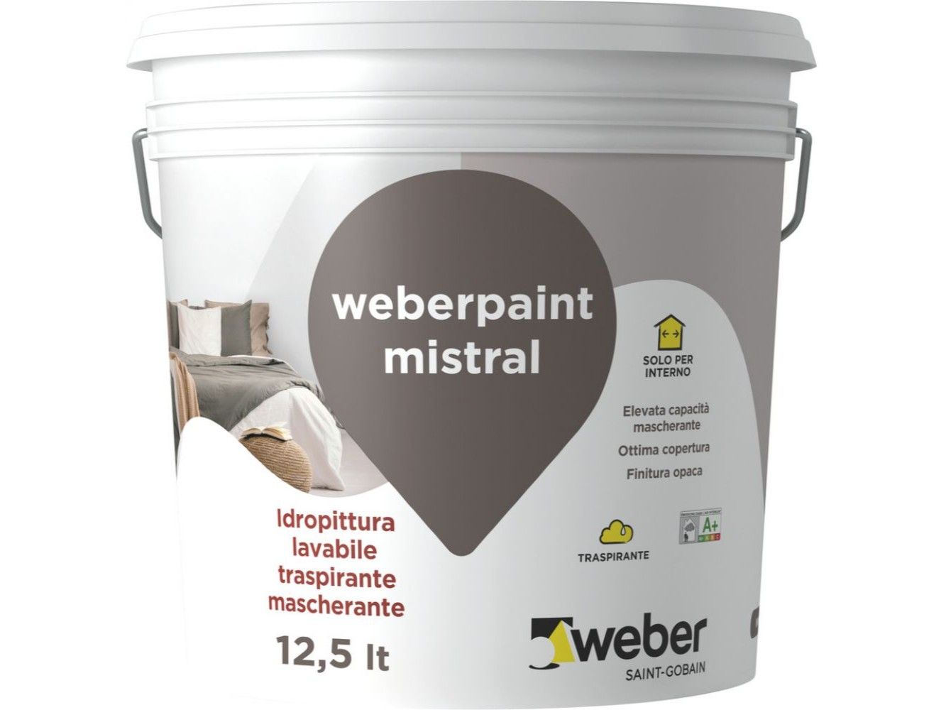 Washable water-based paint WEBERPAINT MISTRAL weberpaint Collection By ...