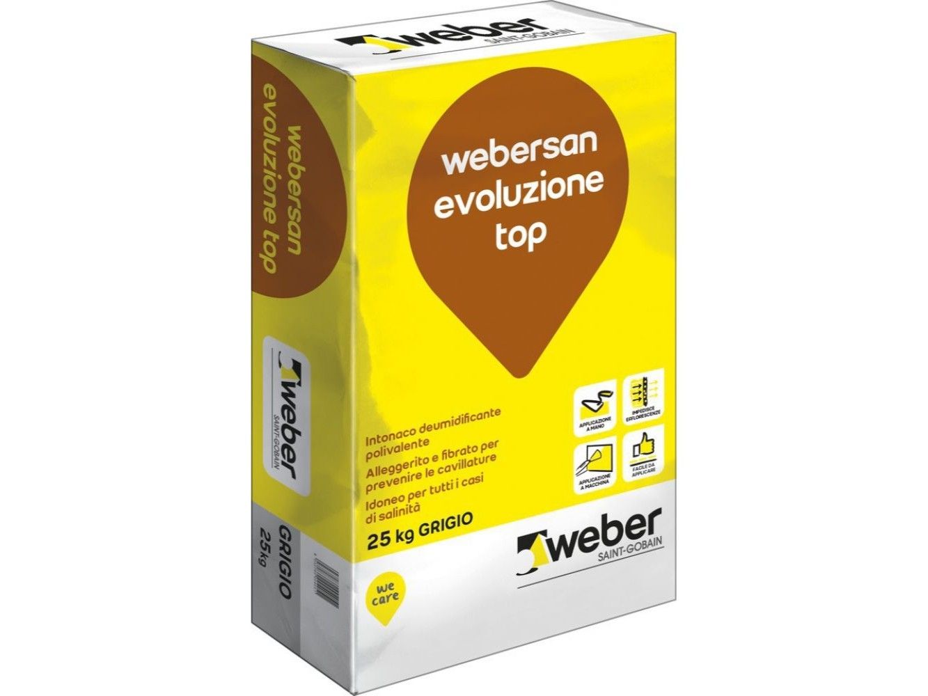 WEBERSAN EVOLUZIONE TOP Cement plaster By Saint-Gobain - Weber