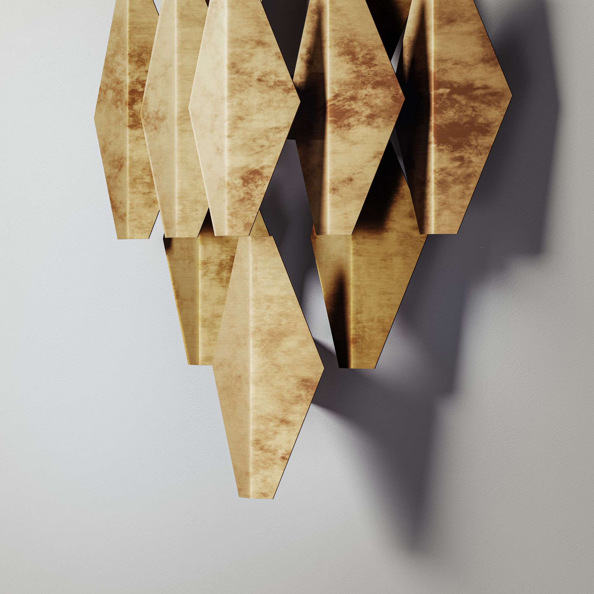 Brass wall lamp WILSON Home Collection By ROSSATO