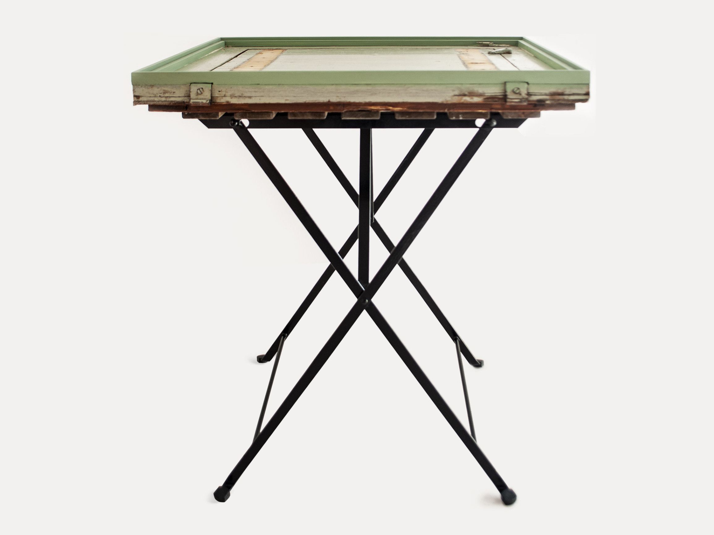 Rectangular wooden high side table WINDOWS Copper Leaves Collection By ...