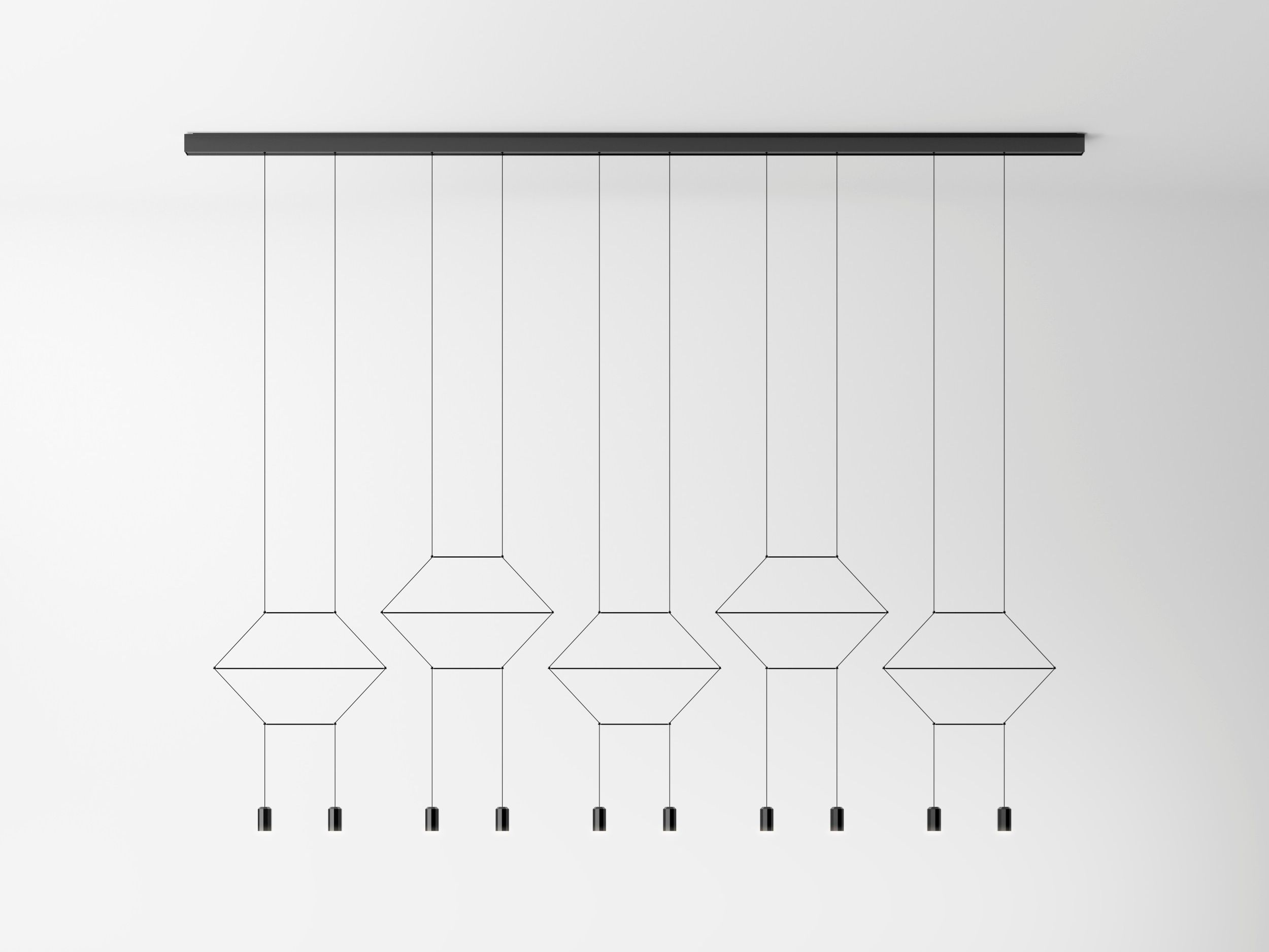 WIREFLOW LINEAL Pendant lamp By Vibia | design Arik Levy