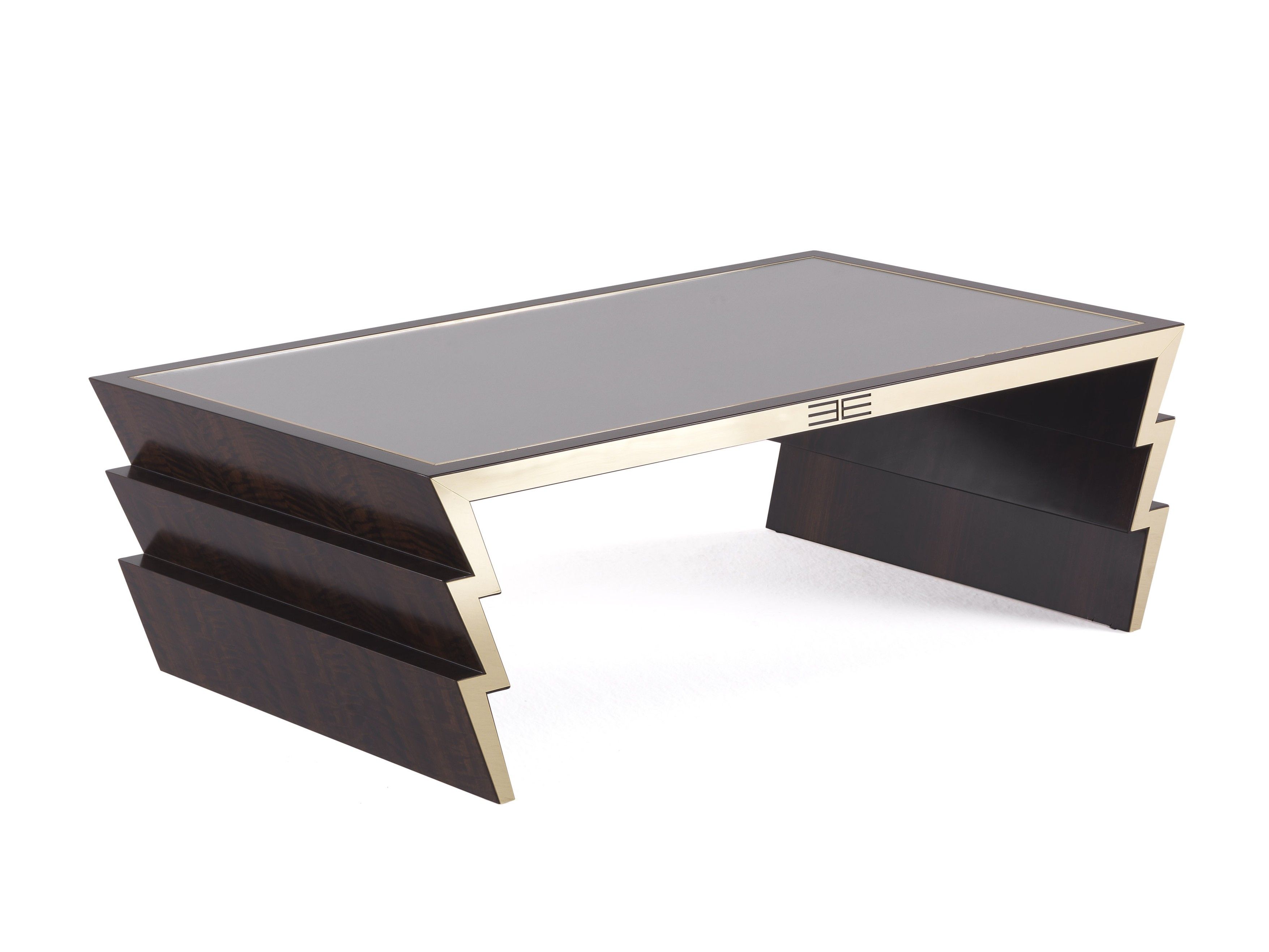 ZIGGY | Wood and glass coffee table By ETRO Home Interiors