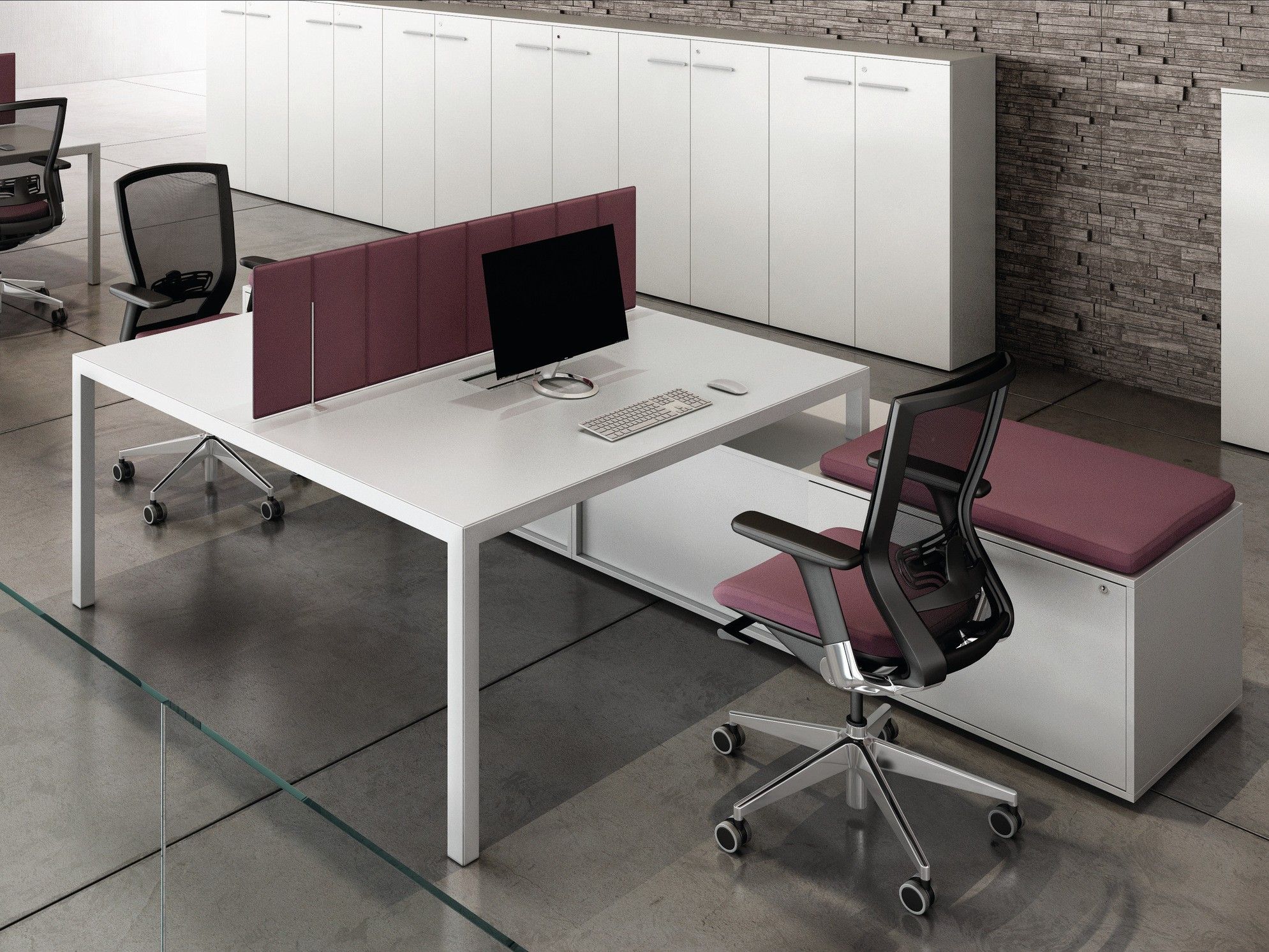 KAY4 | Workstation desk office desk By Styloffice