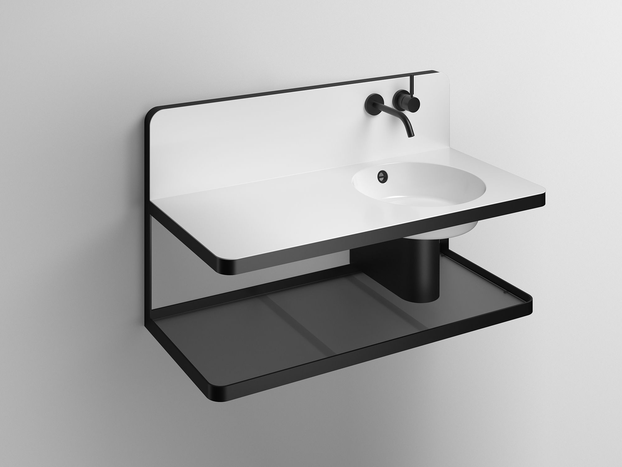 WP.S19L.2 | Vanity unit Steel19 Collection By Alape design Sieger Design