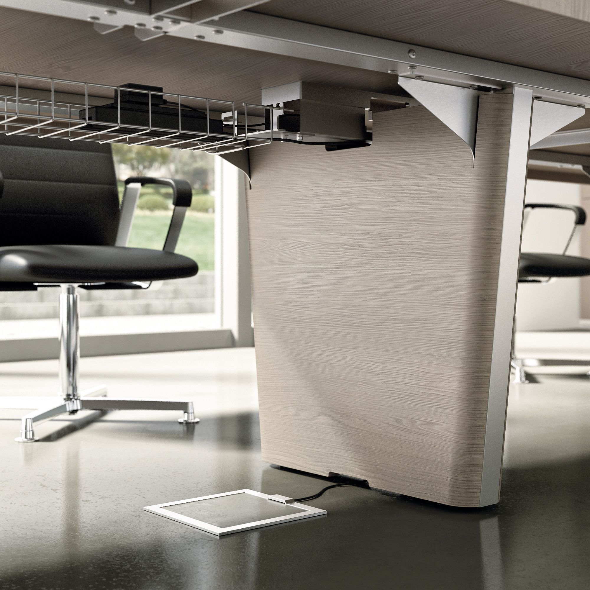 X10 | Rectangular meeting table X10 Collection By Quadrifoglio design ...