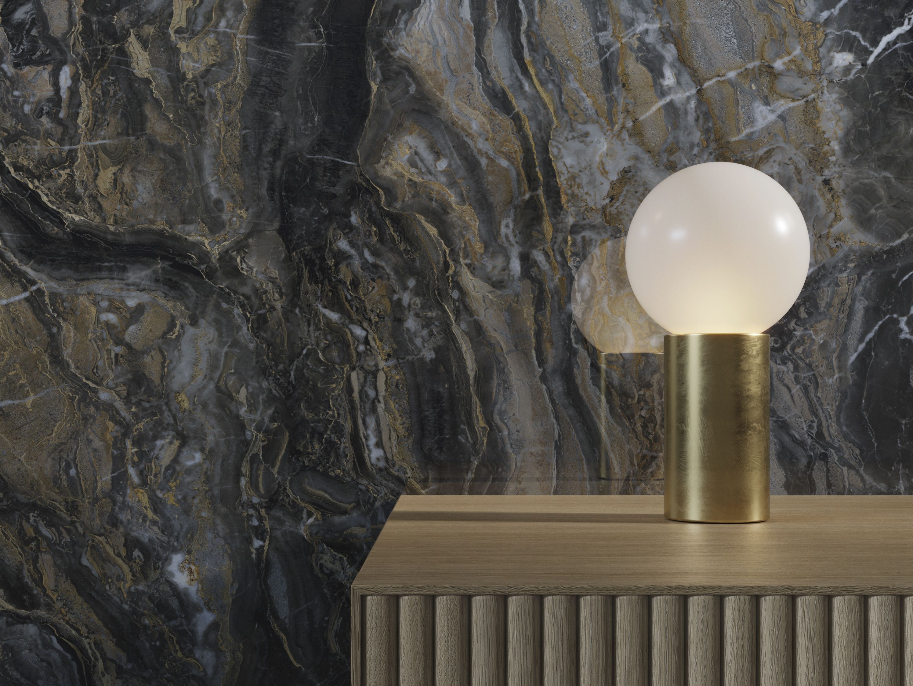 XTONE - OROBICO DARK Porcelain stoneware wall/floor tiles with marble ...