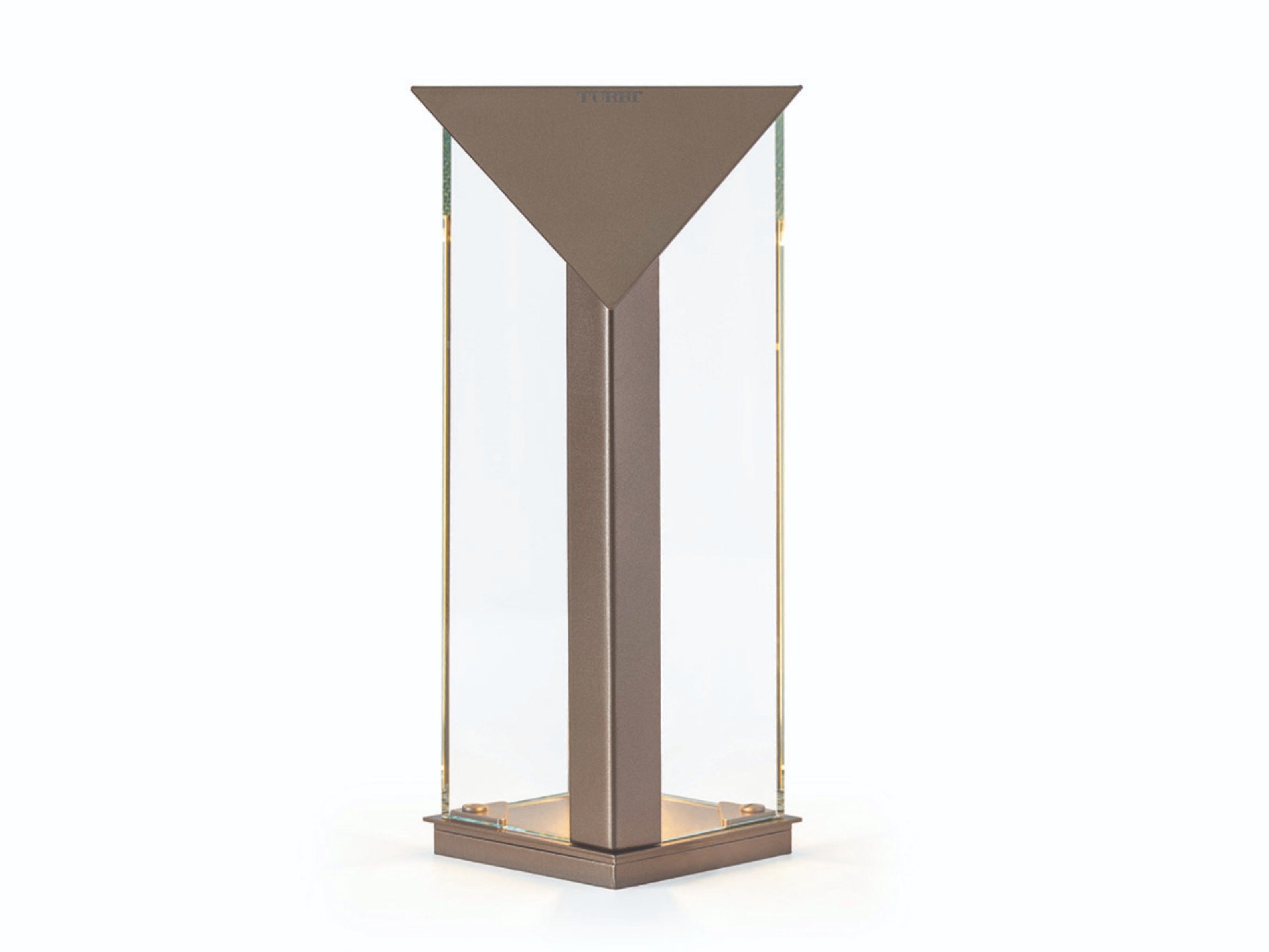 ZERO Metal and glass table lamp By Turri | design Andrea Bonini