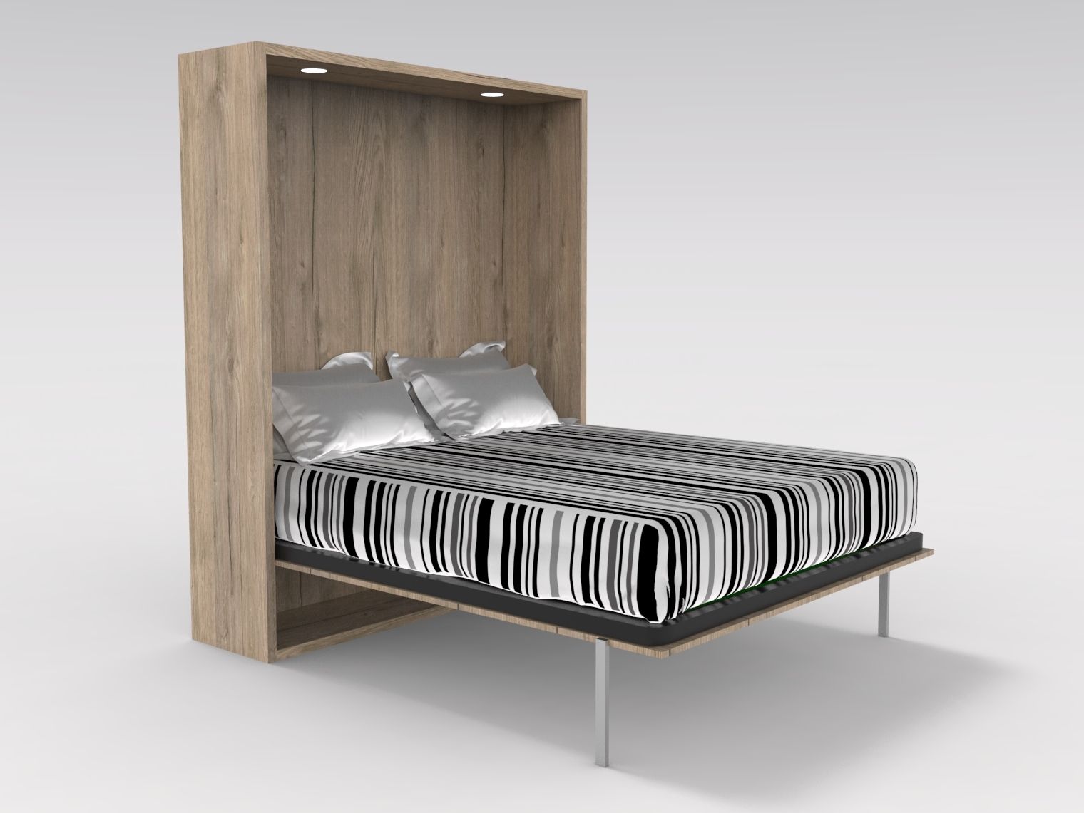 Pull-down double bed ZEUS ML 05 Zeus Collection By Mobilspazio