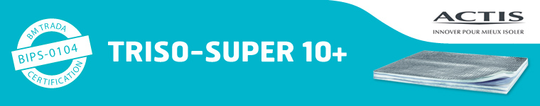 Isolante sottile riflettente Triso-Super 10+ con certificazione tecnica ...