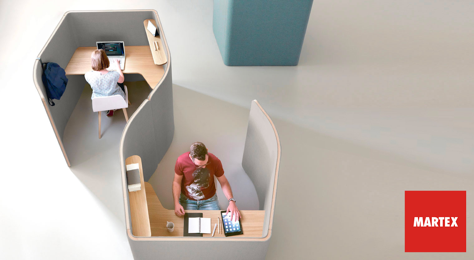 Contemporary office: nuova collezione Nucleo by Martex