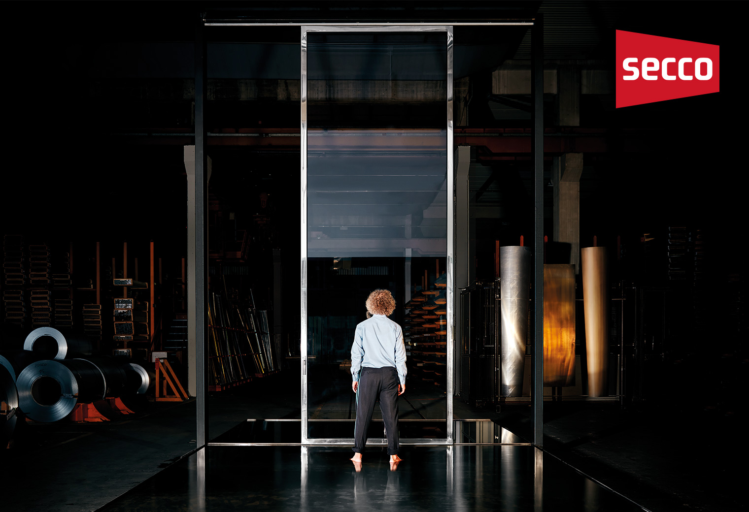 Lift and sliding door with permanent magnetic levitation Secco Sistemi