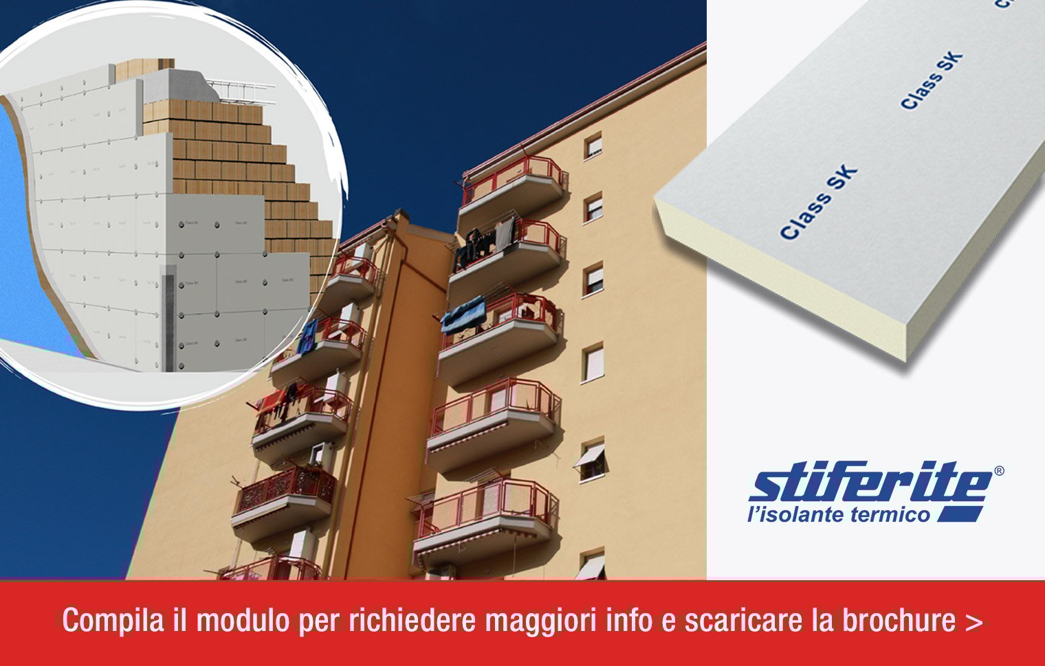 Isolamento a cappotto per tutte le applicazioni: Stiferite Class SK