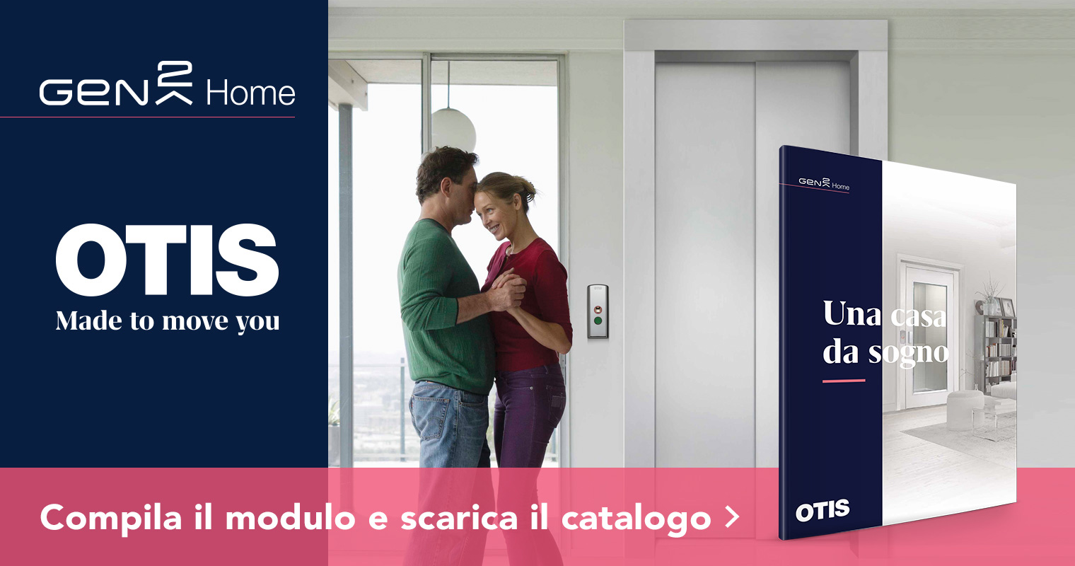 Miniascensore Gen2 Home Otis: minimo ingombro, massima silenziosità