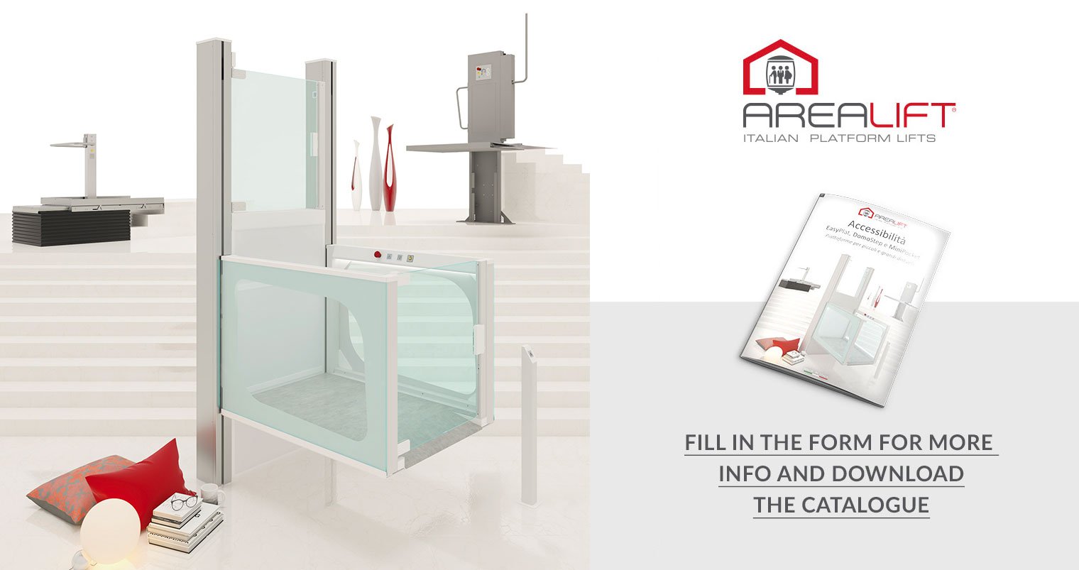 EasyPlat Arealift: platform lift without shaft for low and medium travel