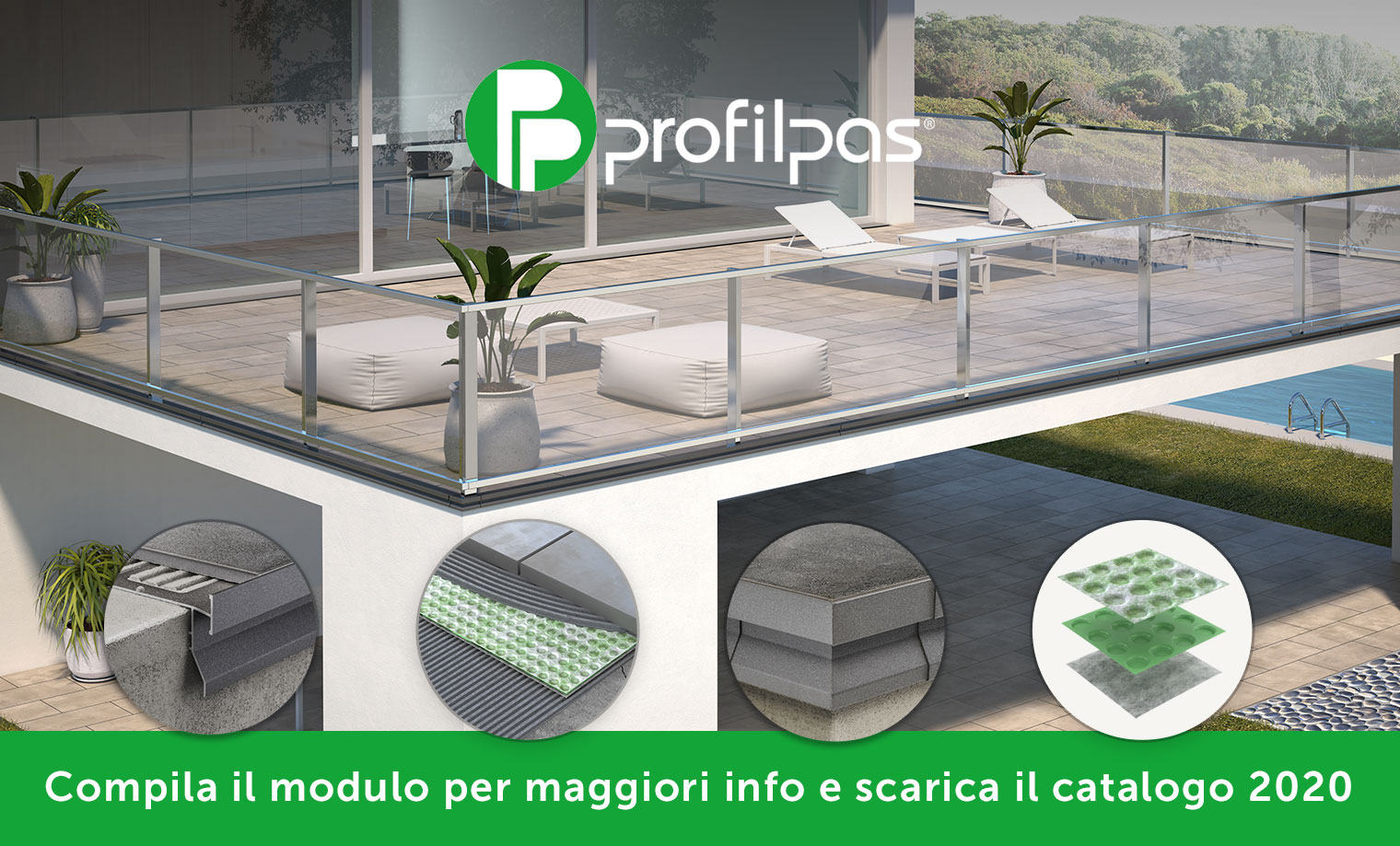 Progetta o rinnova balconi e terrazze con i profili e membrane ...
